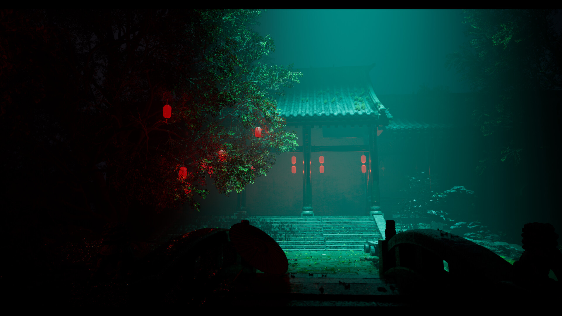 ArtStation - The Jiangnan in the misty rain of china Episode 2