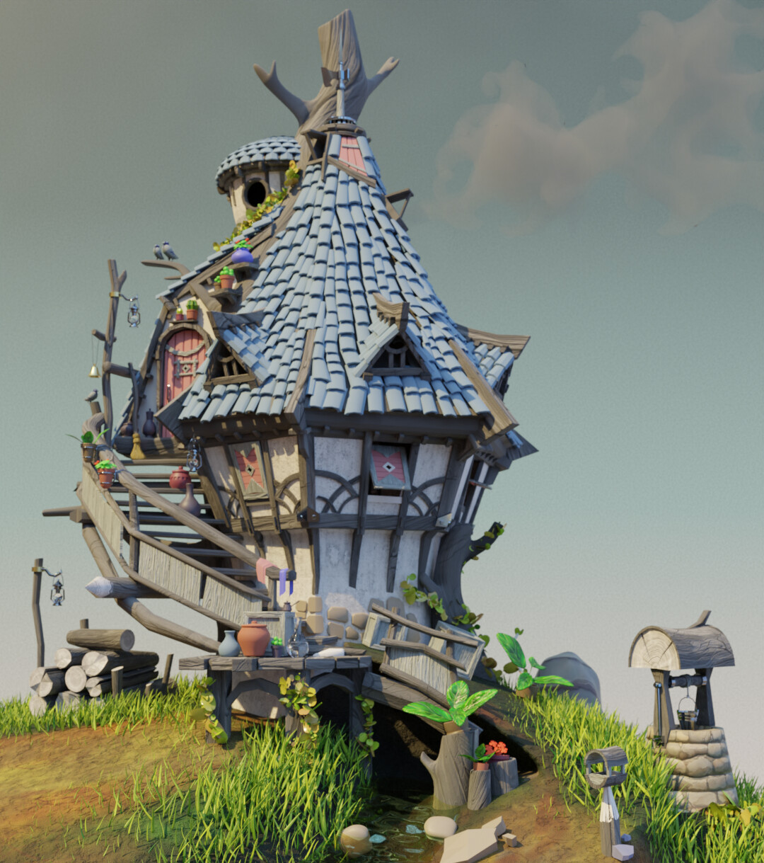 ArtStation - Fantasy house