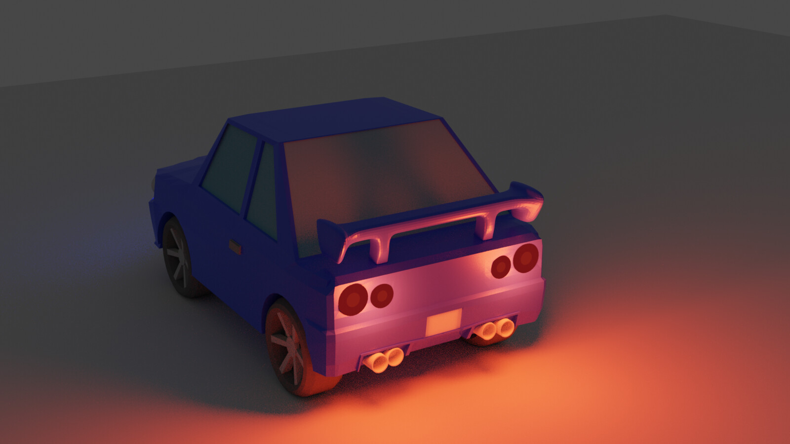 RenderForce_3D - Nissan Skyline - 3D Low poly Artwork