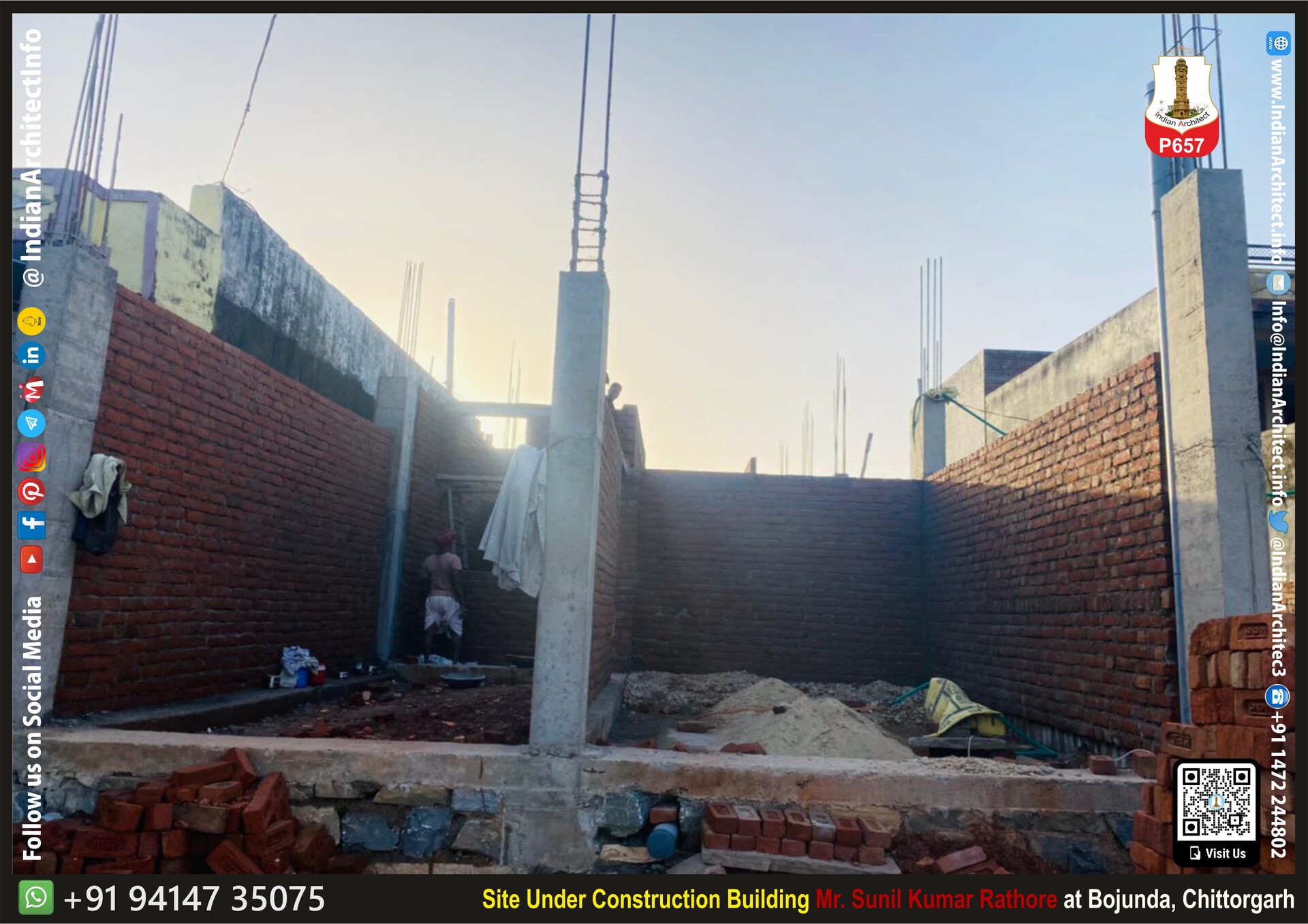 Indian Architect Info - P657 Mr. Sunil Kumar Rathore at Bojunda, Chittorgarh ( with Modern ...