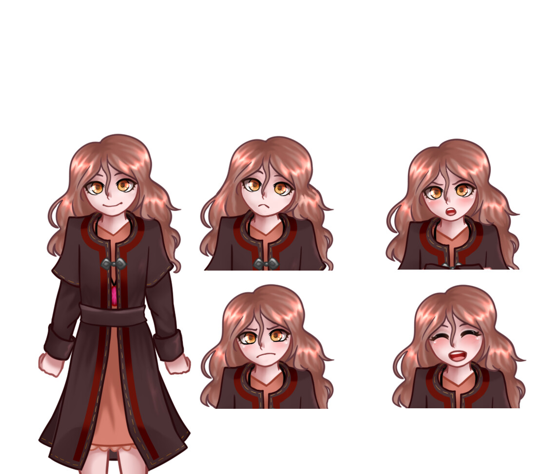 ArtStation - visual novel sprites