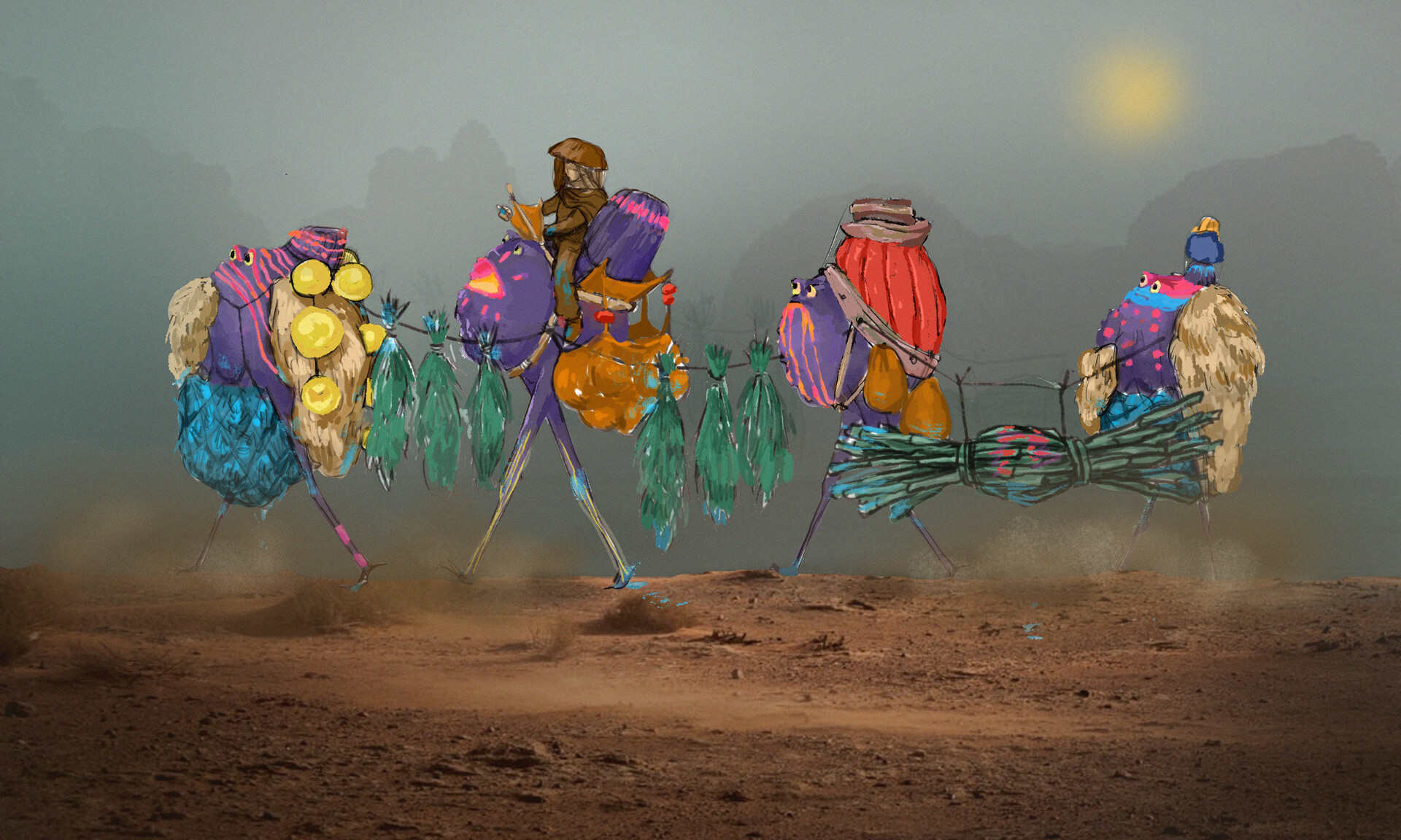 ArtStation - Fantasy Cargo Creature Design