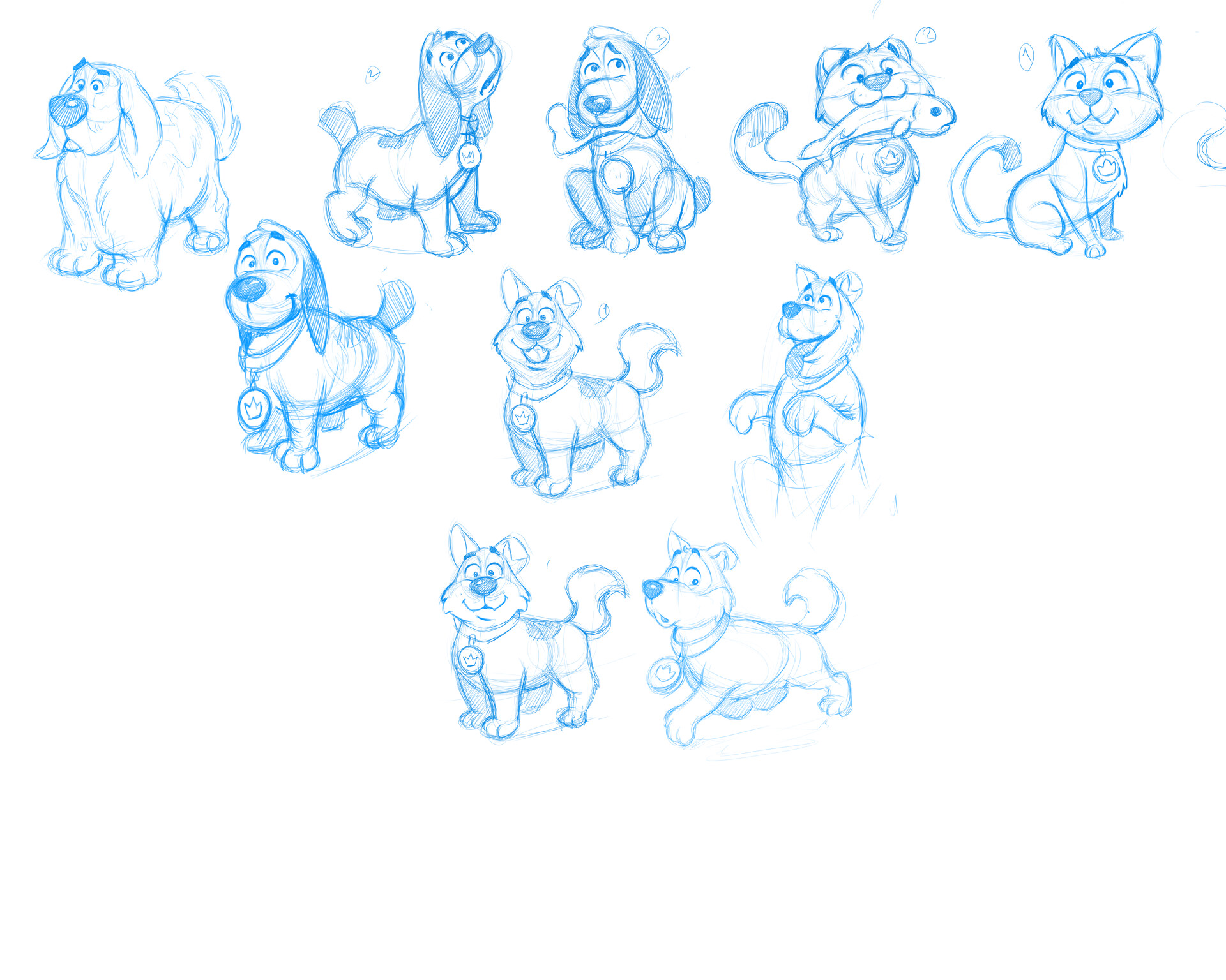 ArtStation - animals concept sketch