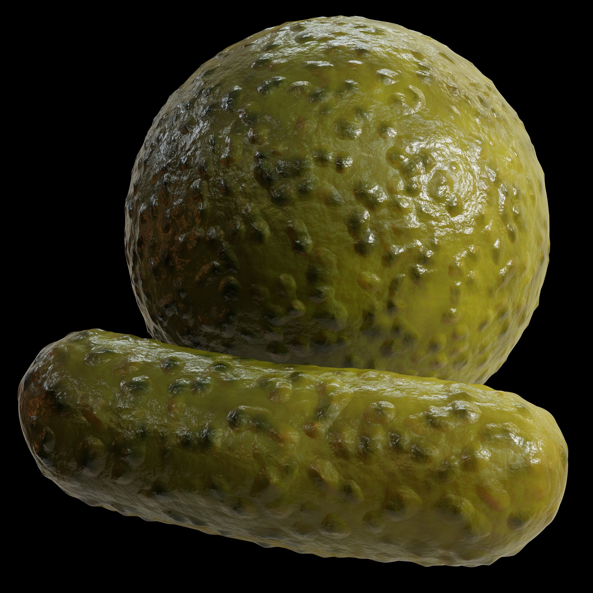 Ryan King - Procedural Pickle Material (Blender Tutorial)