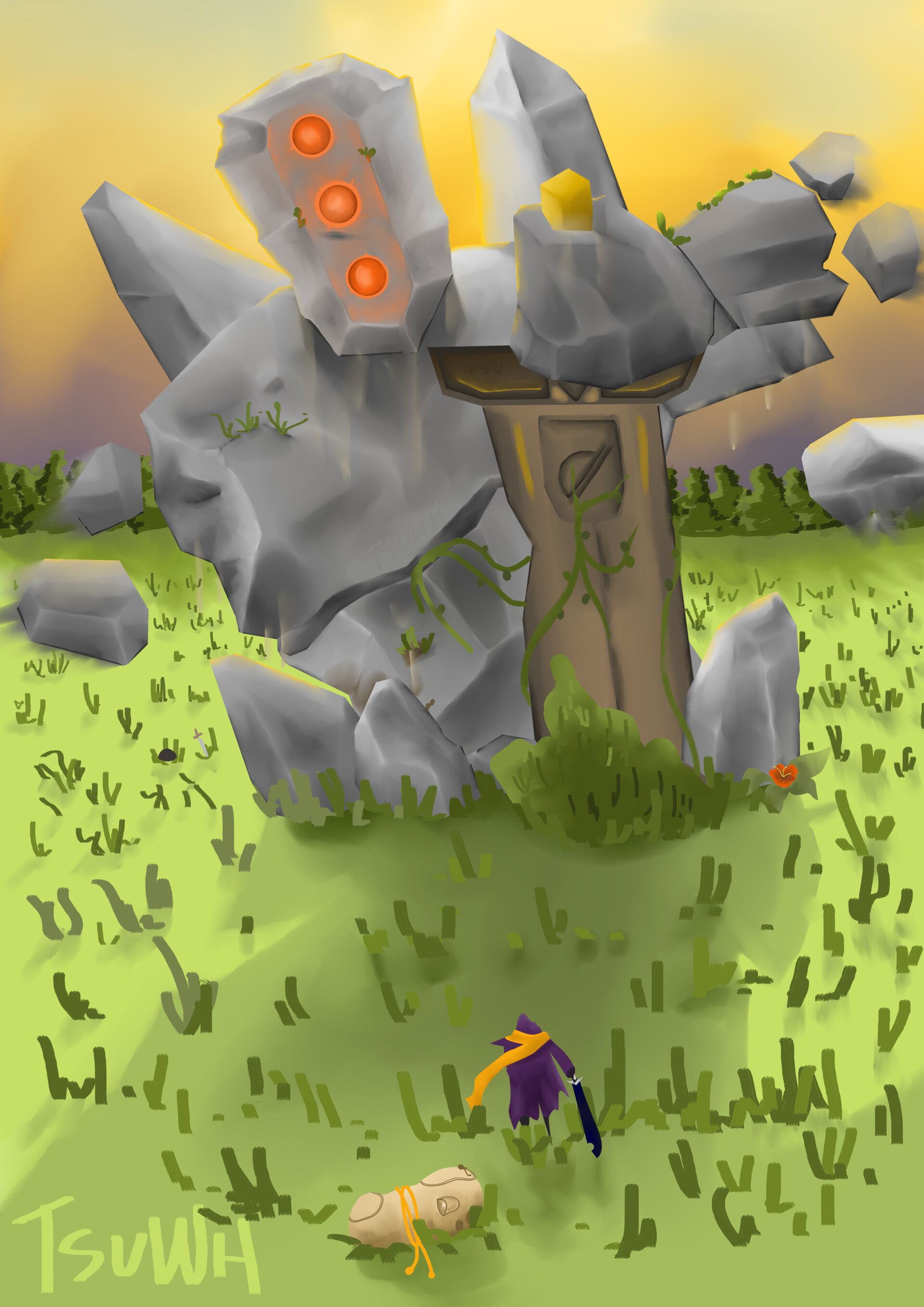 ArtStation - Monolithic - Swordtember 2021