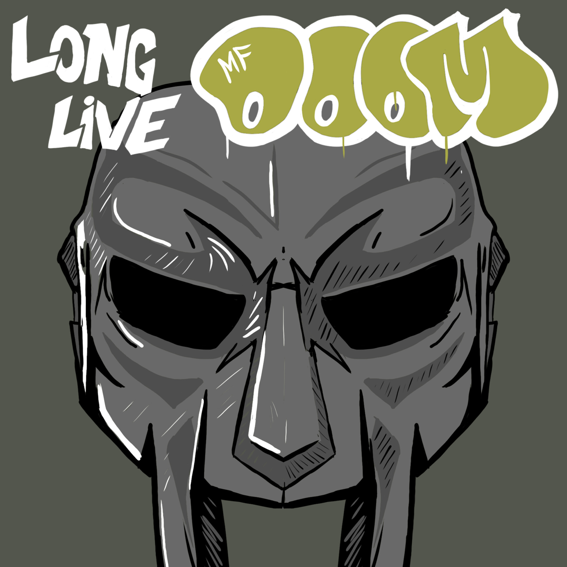 ArtStation - RIP MF DOOM