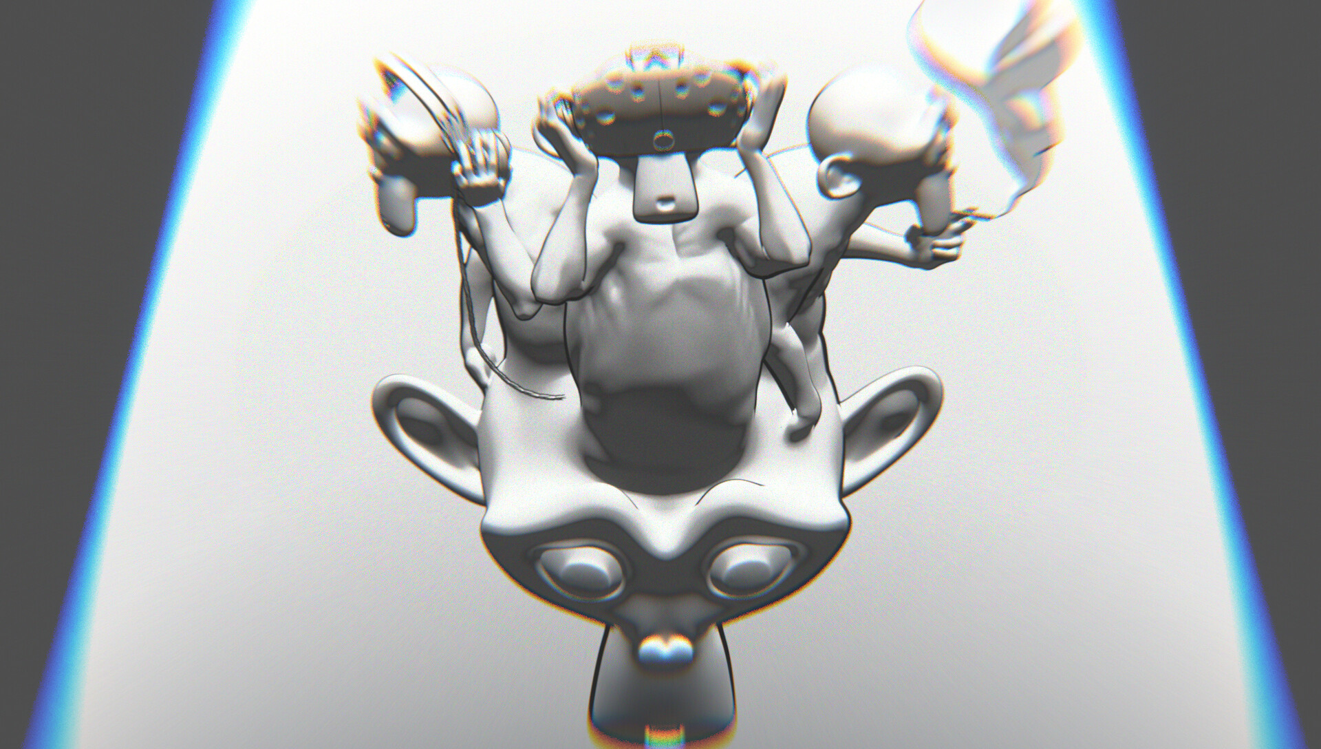 ArtStation - Suzanne no see no hear no speak