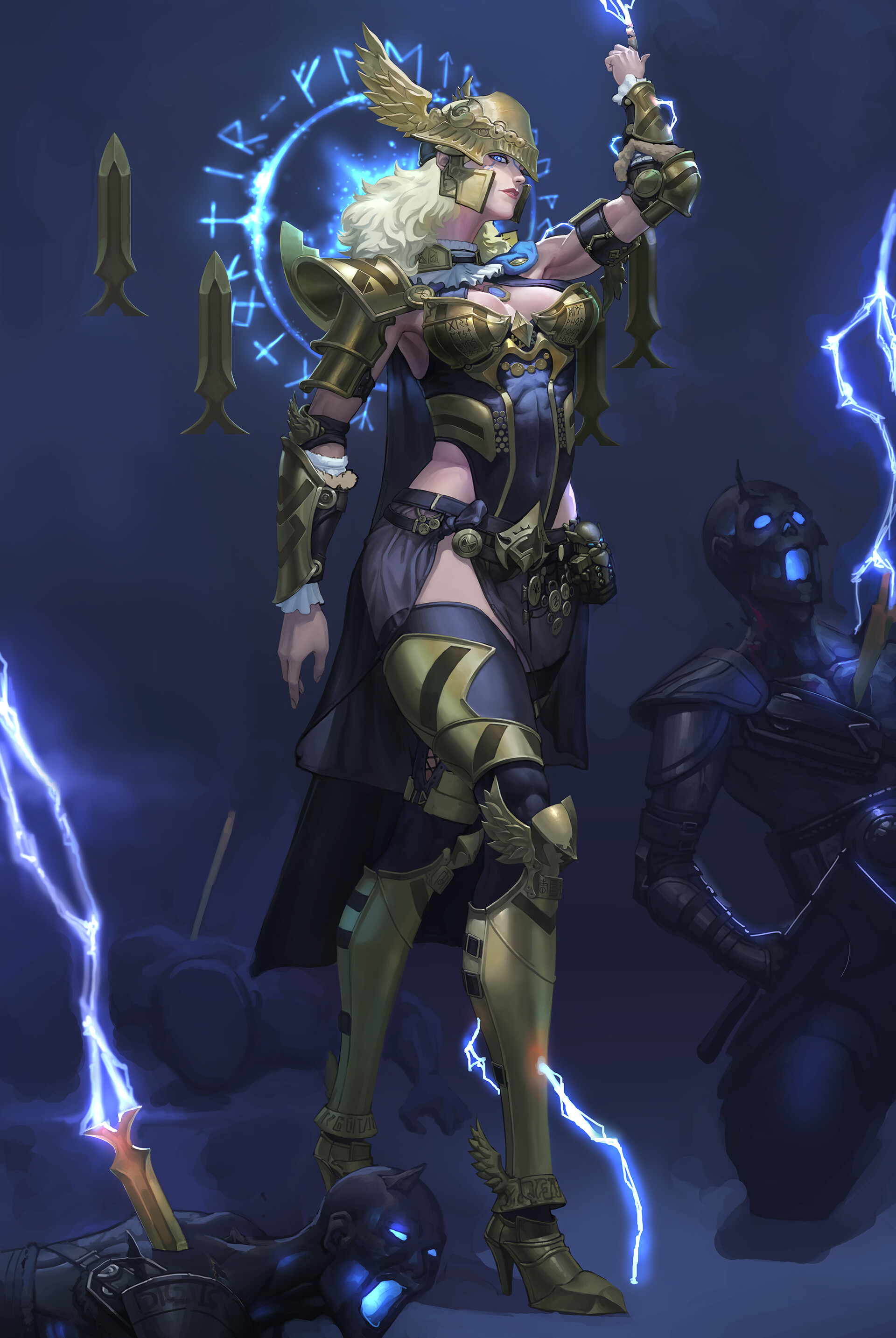 ArtStation - lightning mage