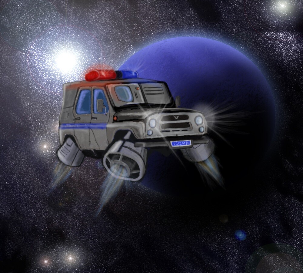 ArtStation - The space police