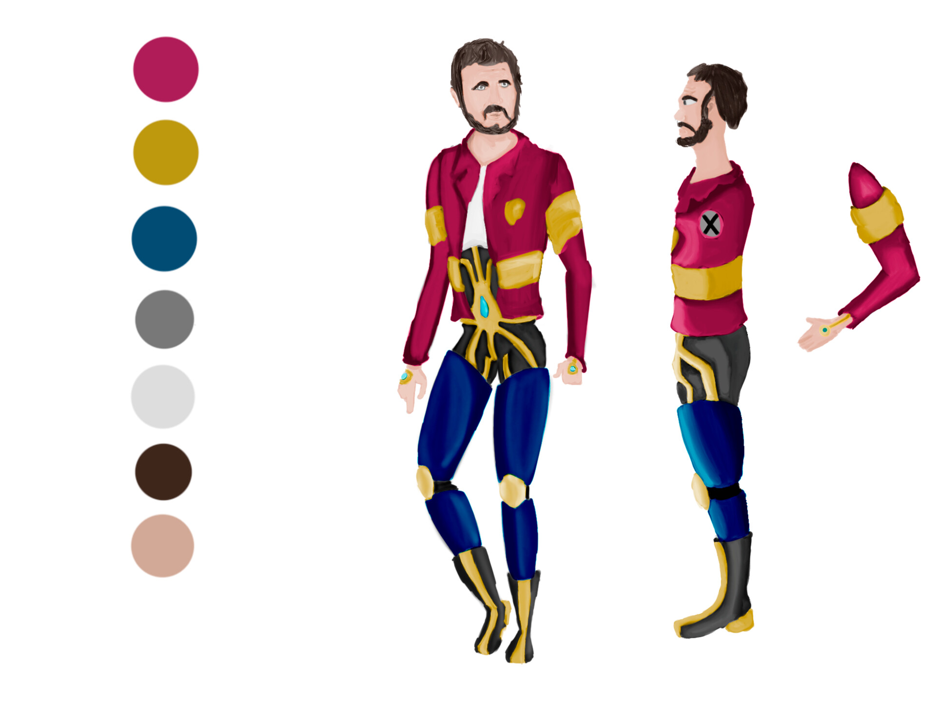 ArtStation - Concept Art of a Cyborg Character with Liam Nesson