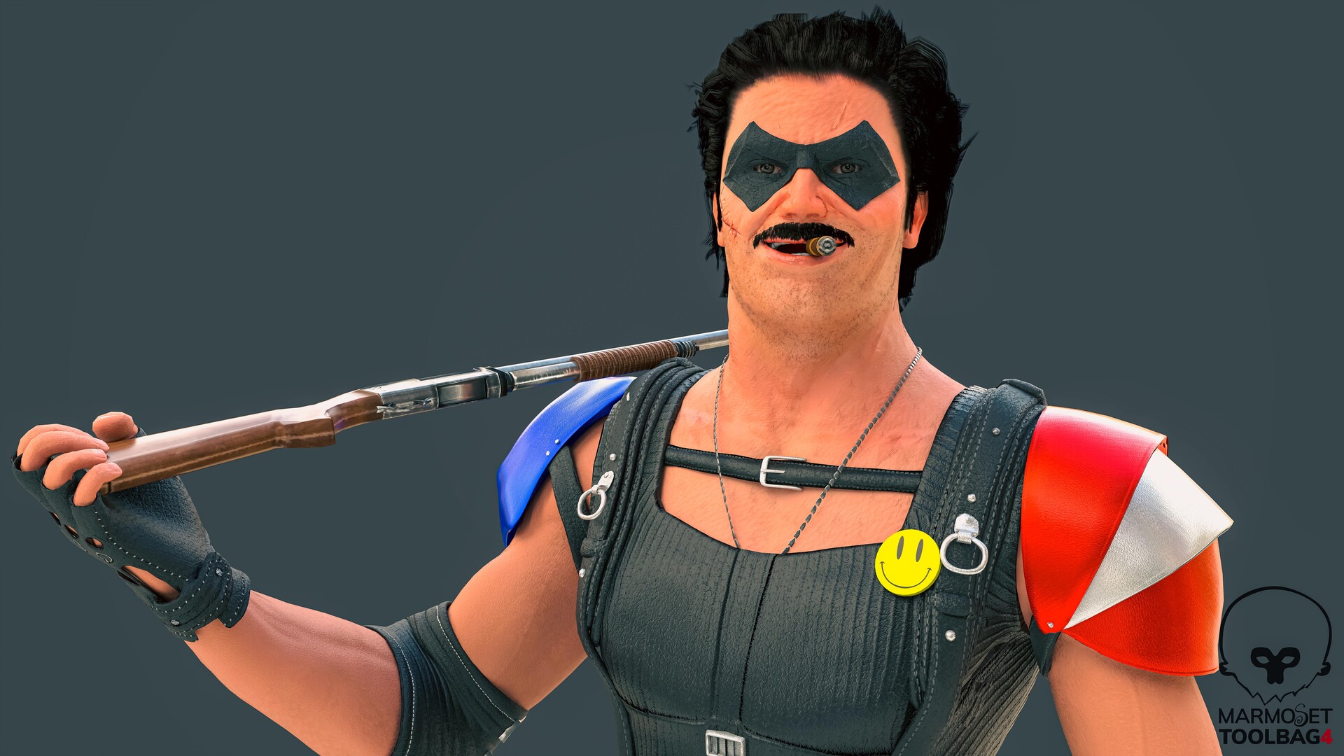 ArtStation - The Comedian - DC Comics (Realtime Version)