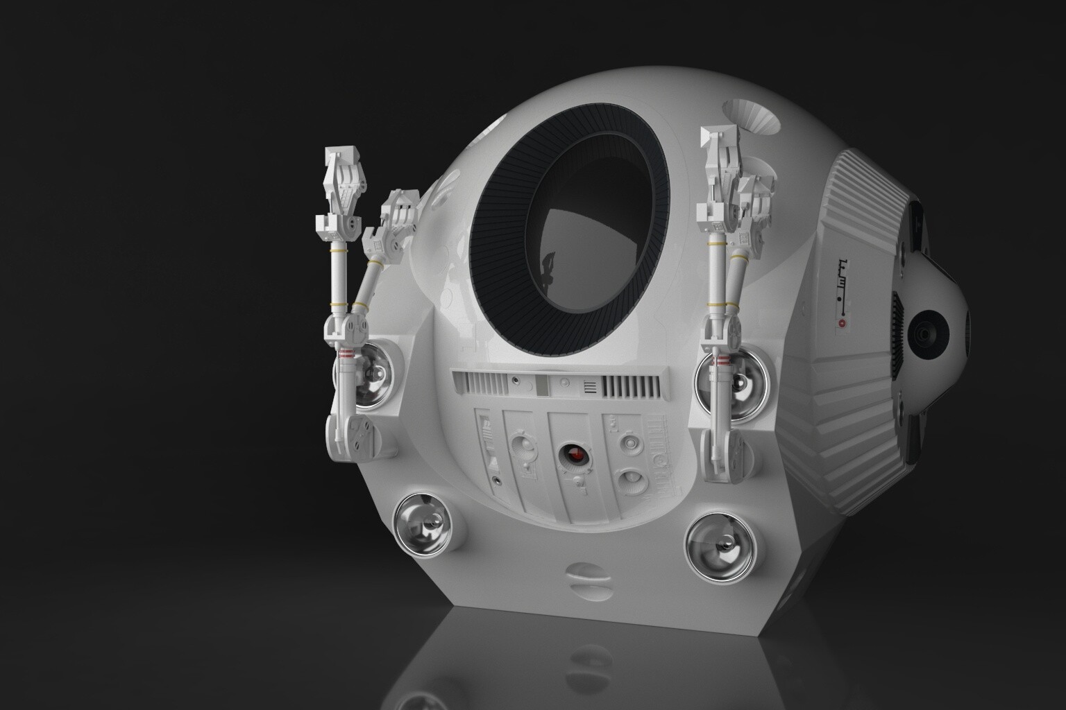 ArtStation - EVA Pod - 2001: A Space Odyssey (WIP)