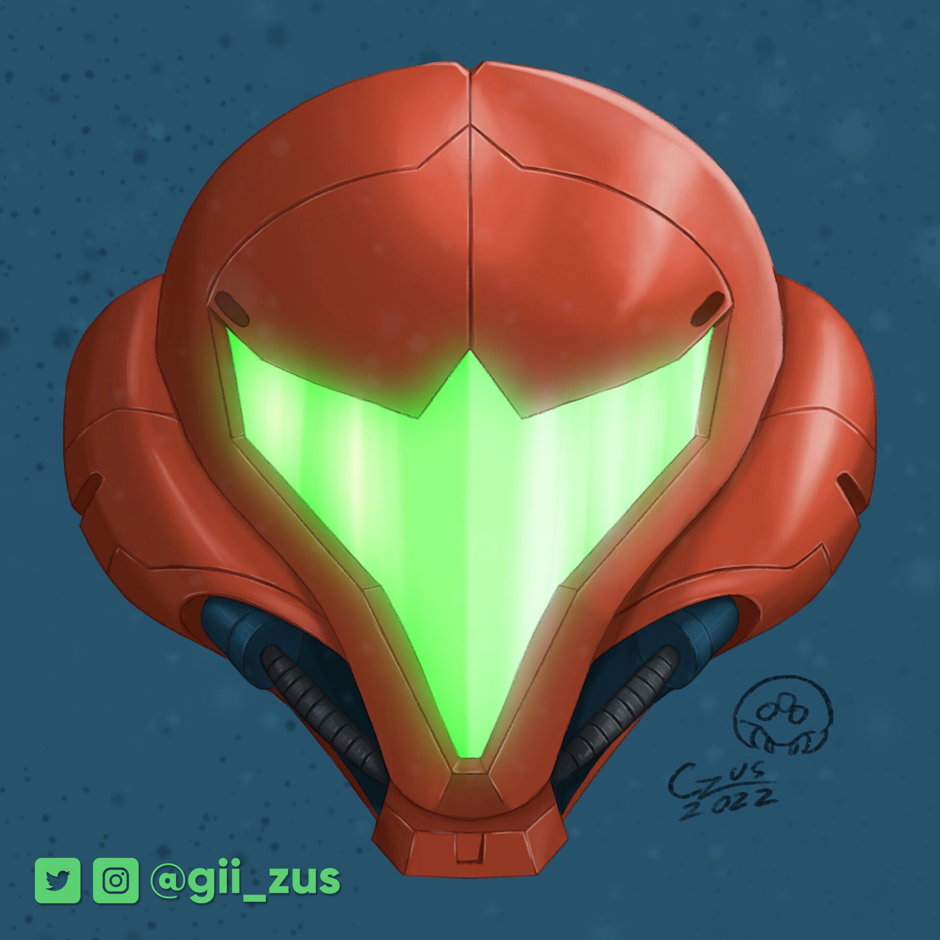 ArtStation - Samus's Helmet