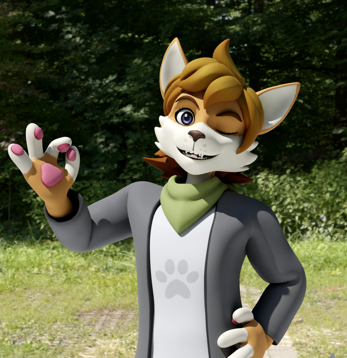 ArtStation - Commission 3d TailsREVFOX