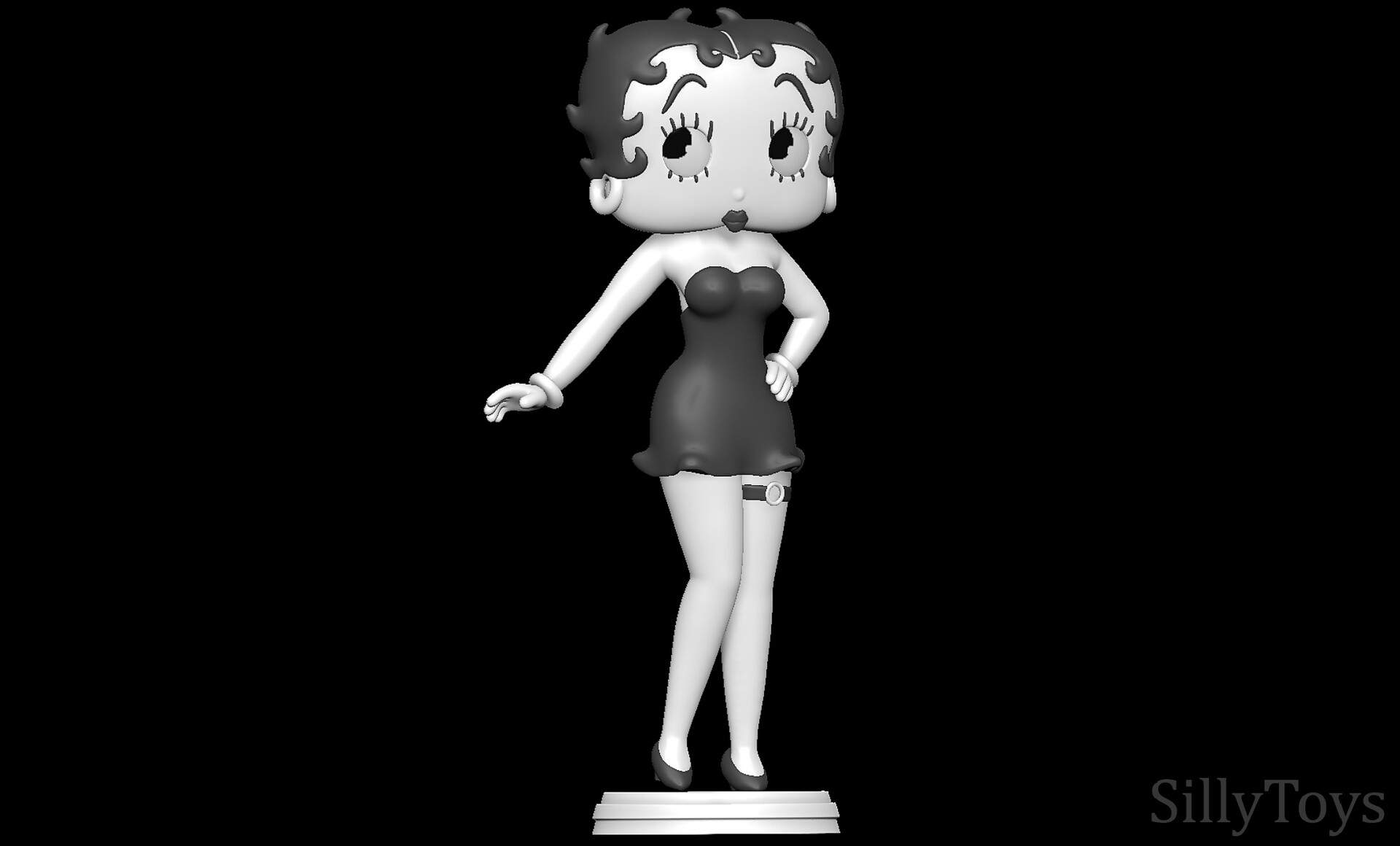 ArtStation - Betty Boop 3D print model