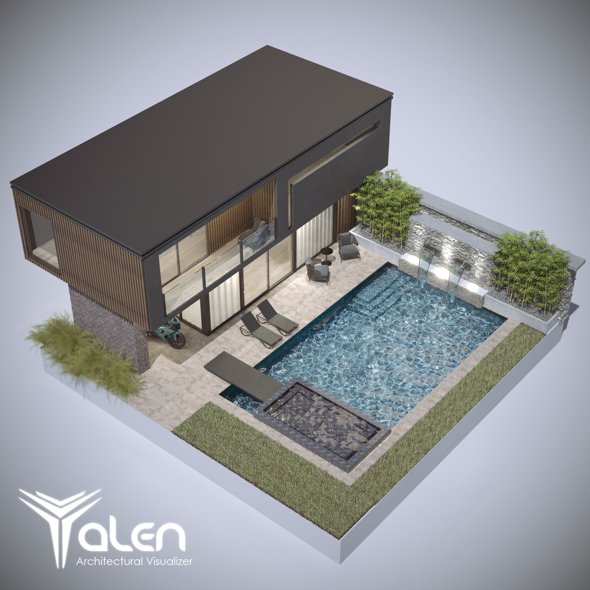 ArtStation - Pool House