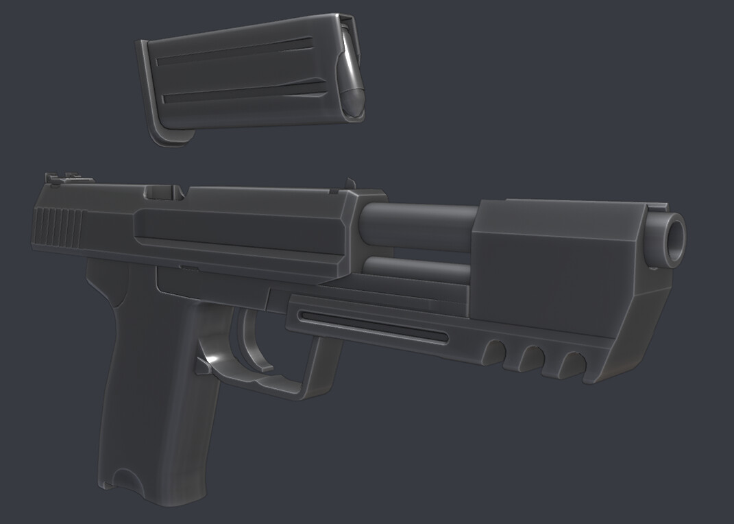 ArtStation - USP Match 3D Model