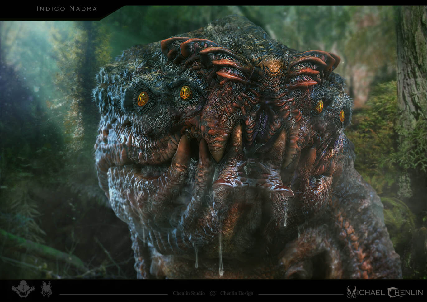Michael Chenlin - Indigo Nadra - Creature Design Concept