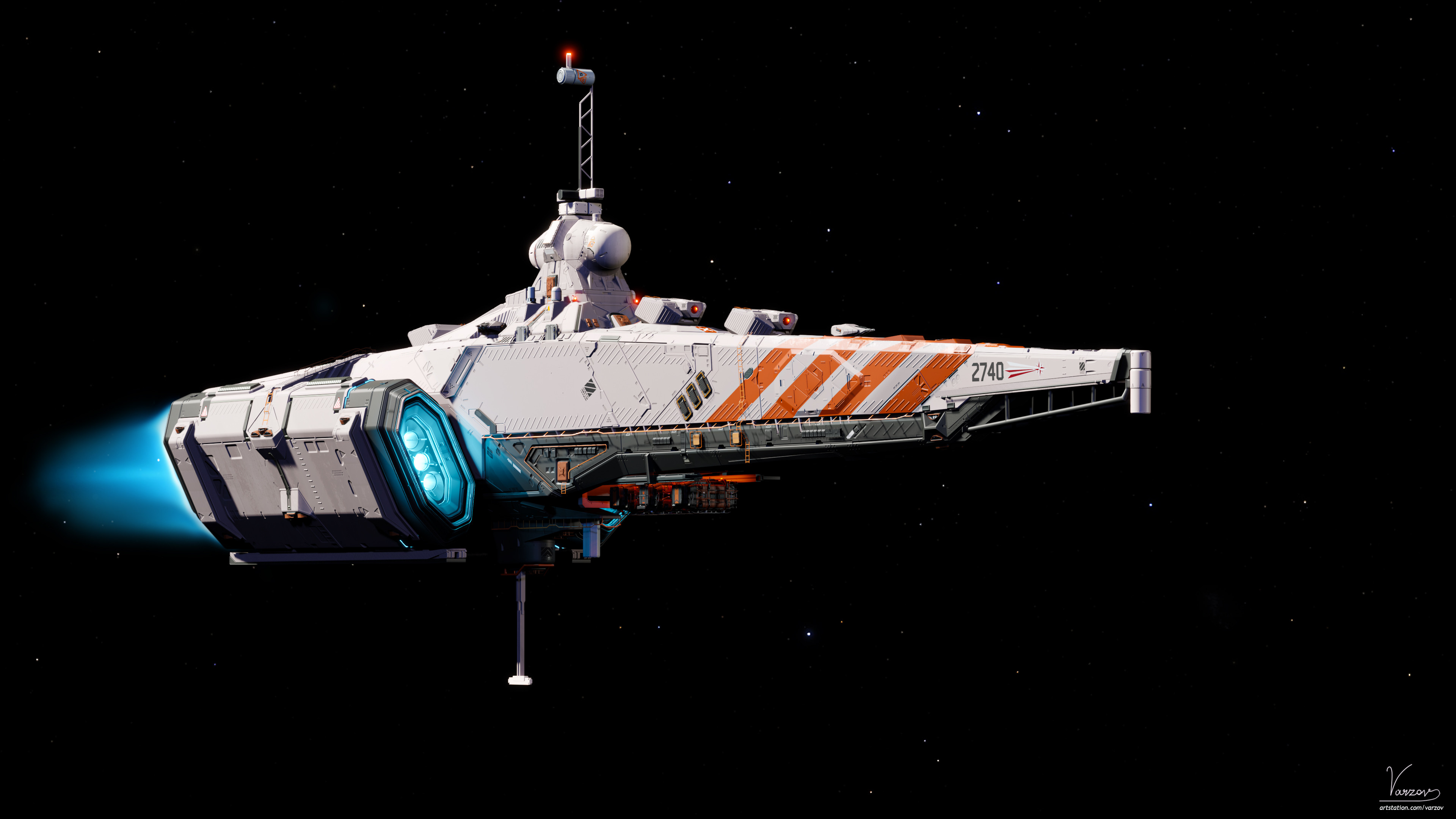 Picket Destroyer by Aleksandre Lortkipanidze : r/ImaginaryStarships