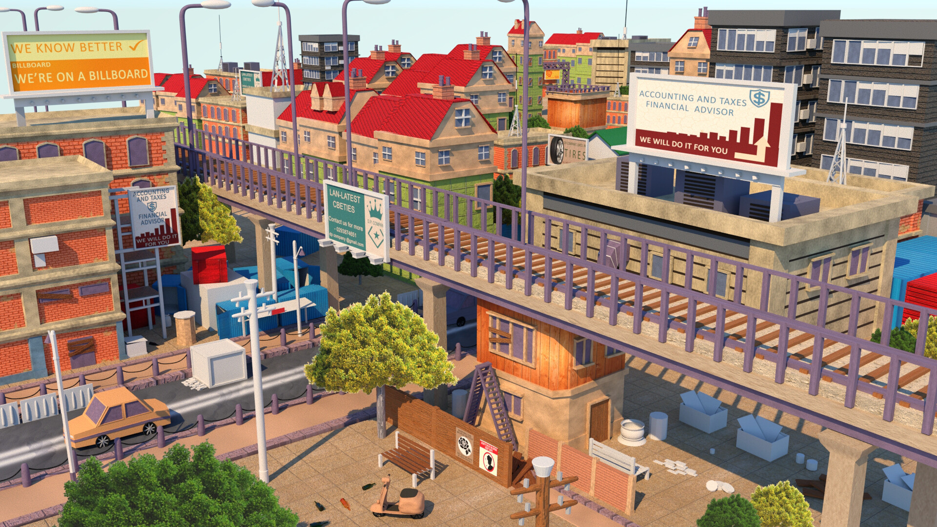 ArtStation - 3D City Model