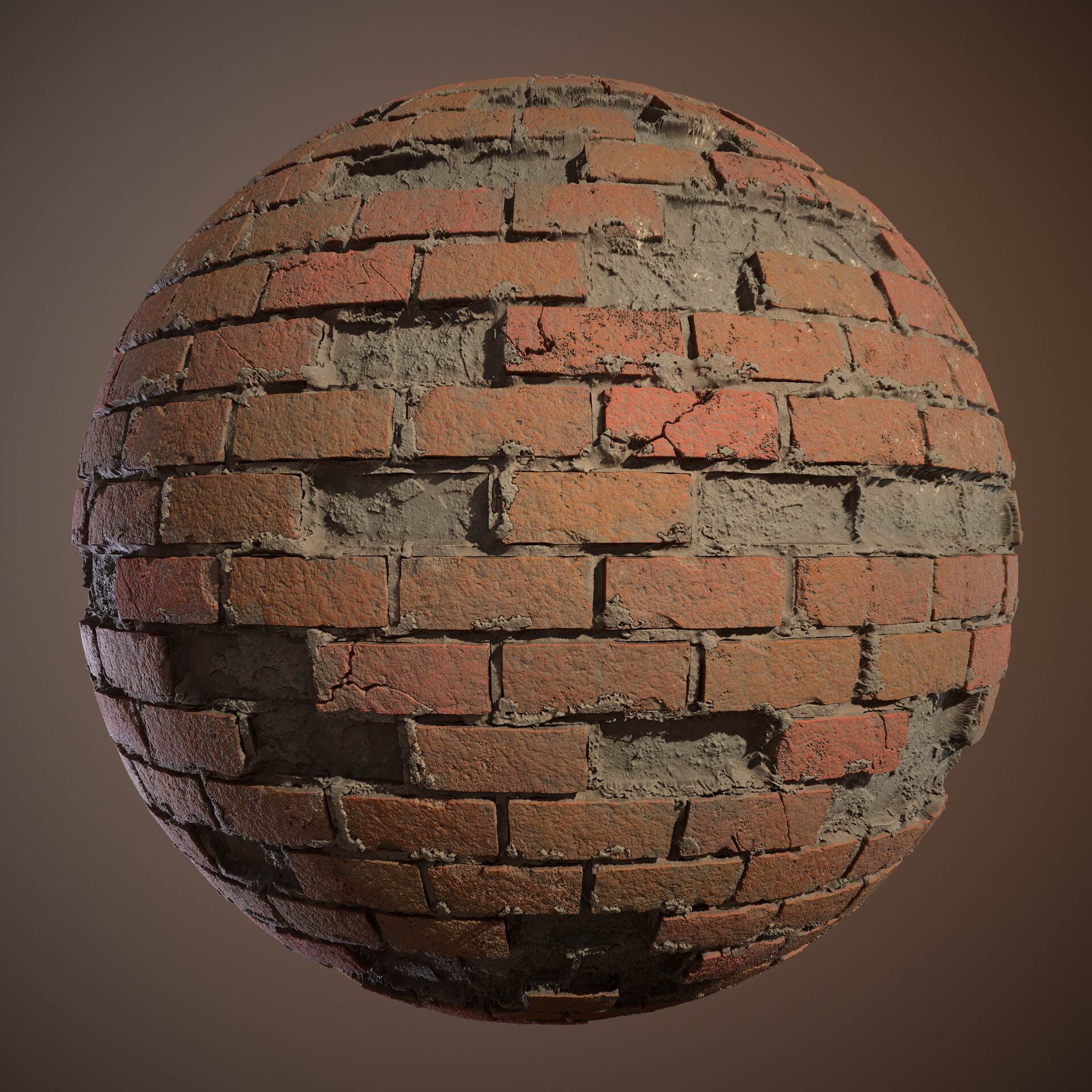 ArtStation - Damaged Brick Material