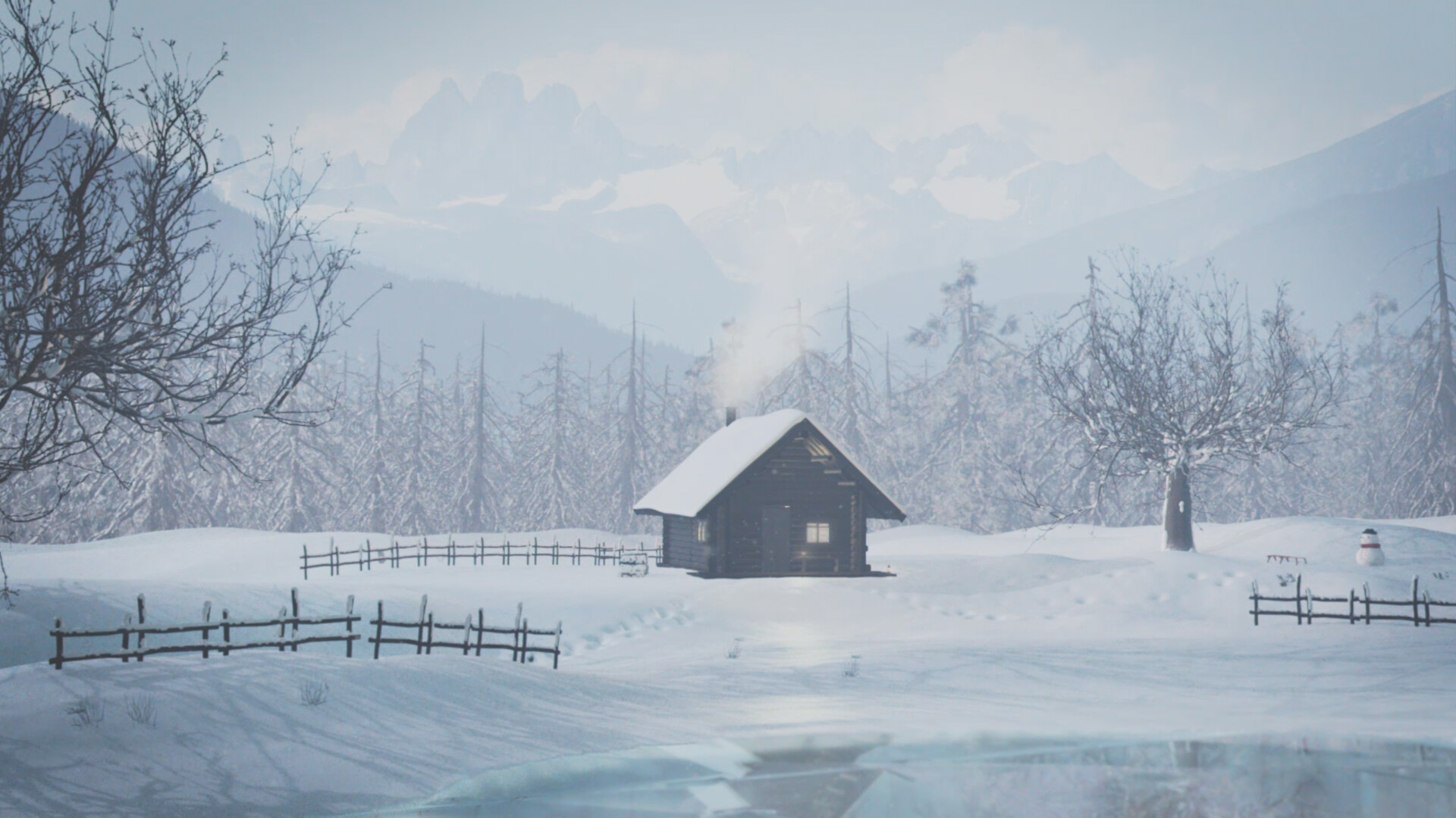 bleak winter landscape