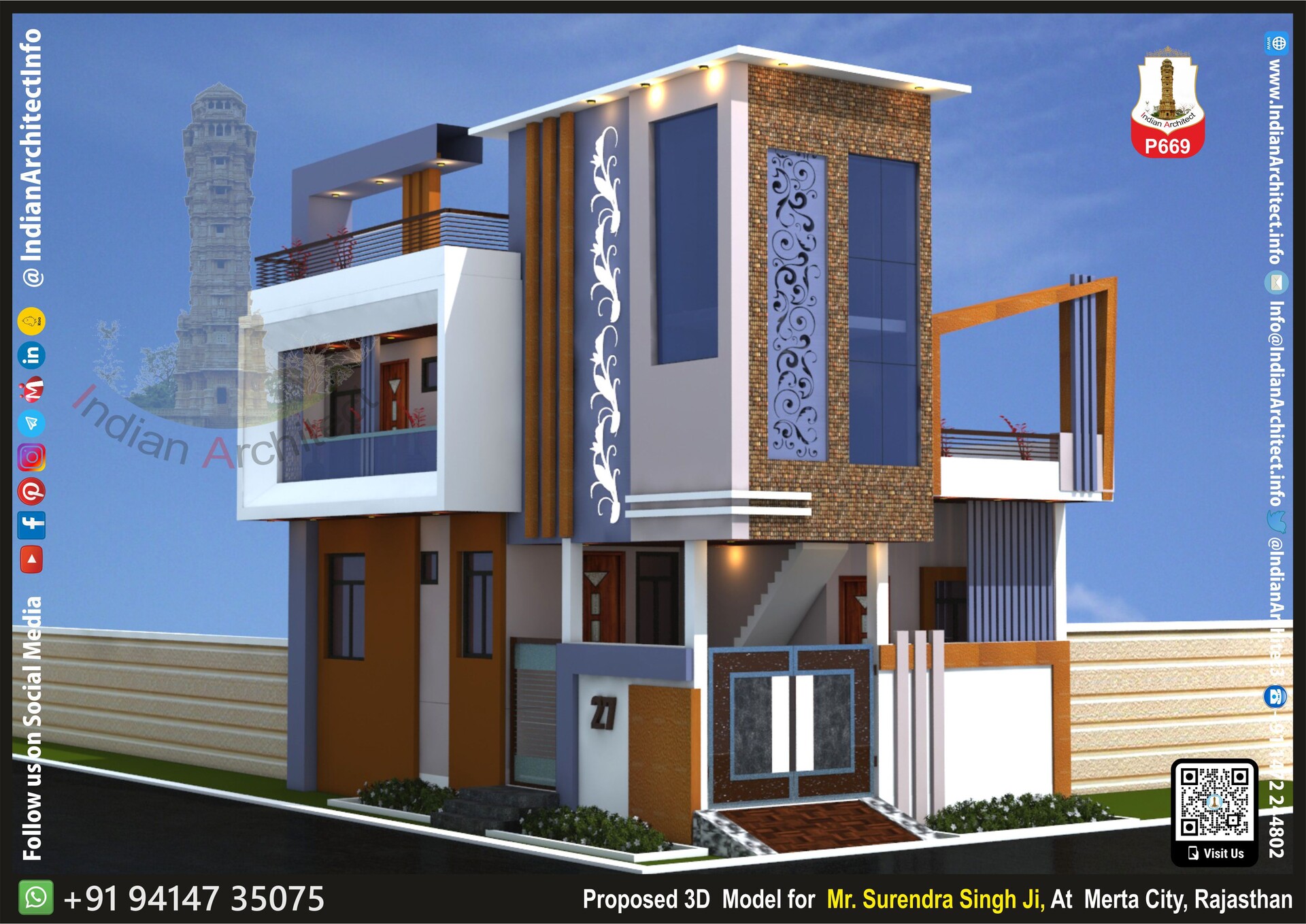 Indian Architect Info - P669 Mr. Surendra Singh Ji at Merta City ...