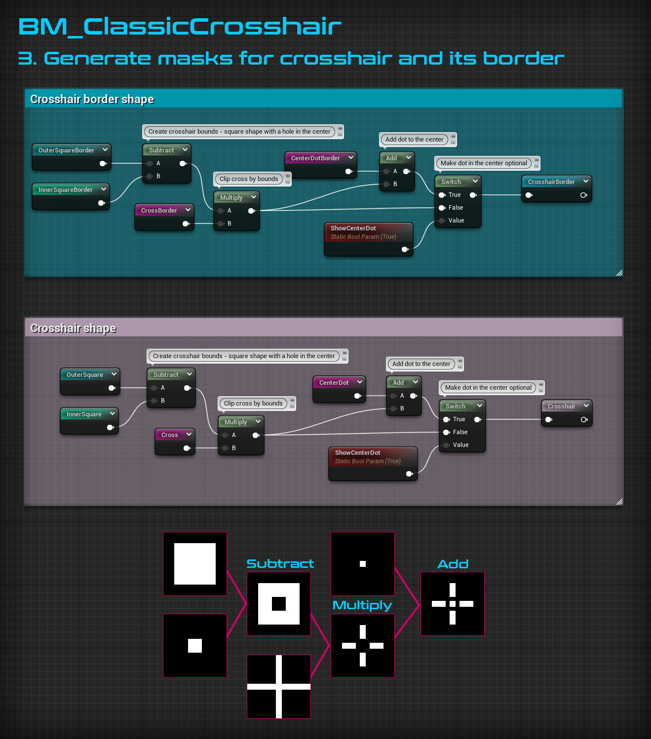 DotBow - UE5 Procedural Classic Crosshair