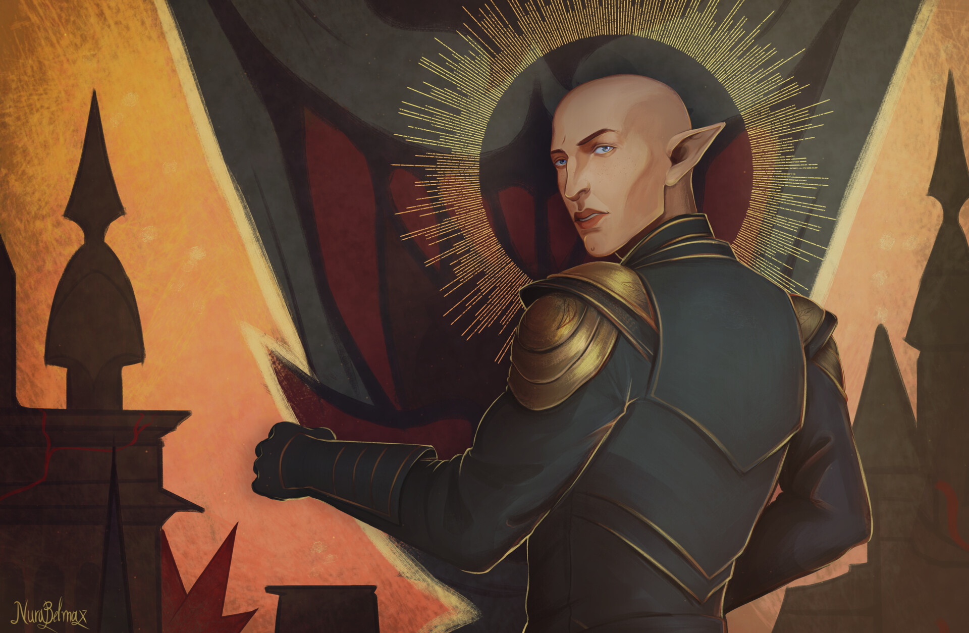 ArtStation - Dread Wolf Rising