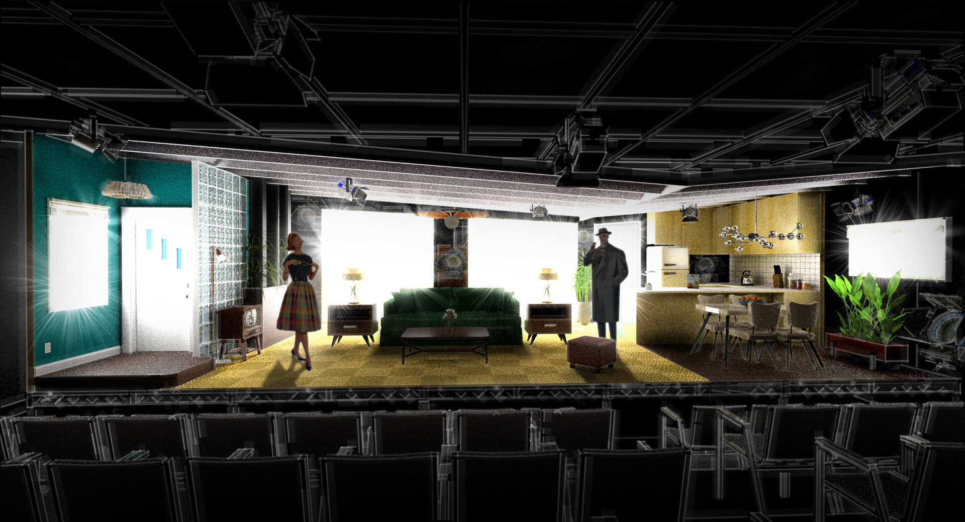 Bryce Cutler - Scenic Design Renderings & Storyboards