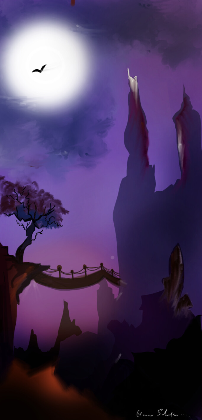 ArtStation - scary night