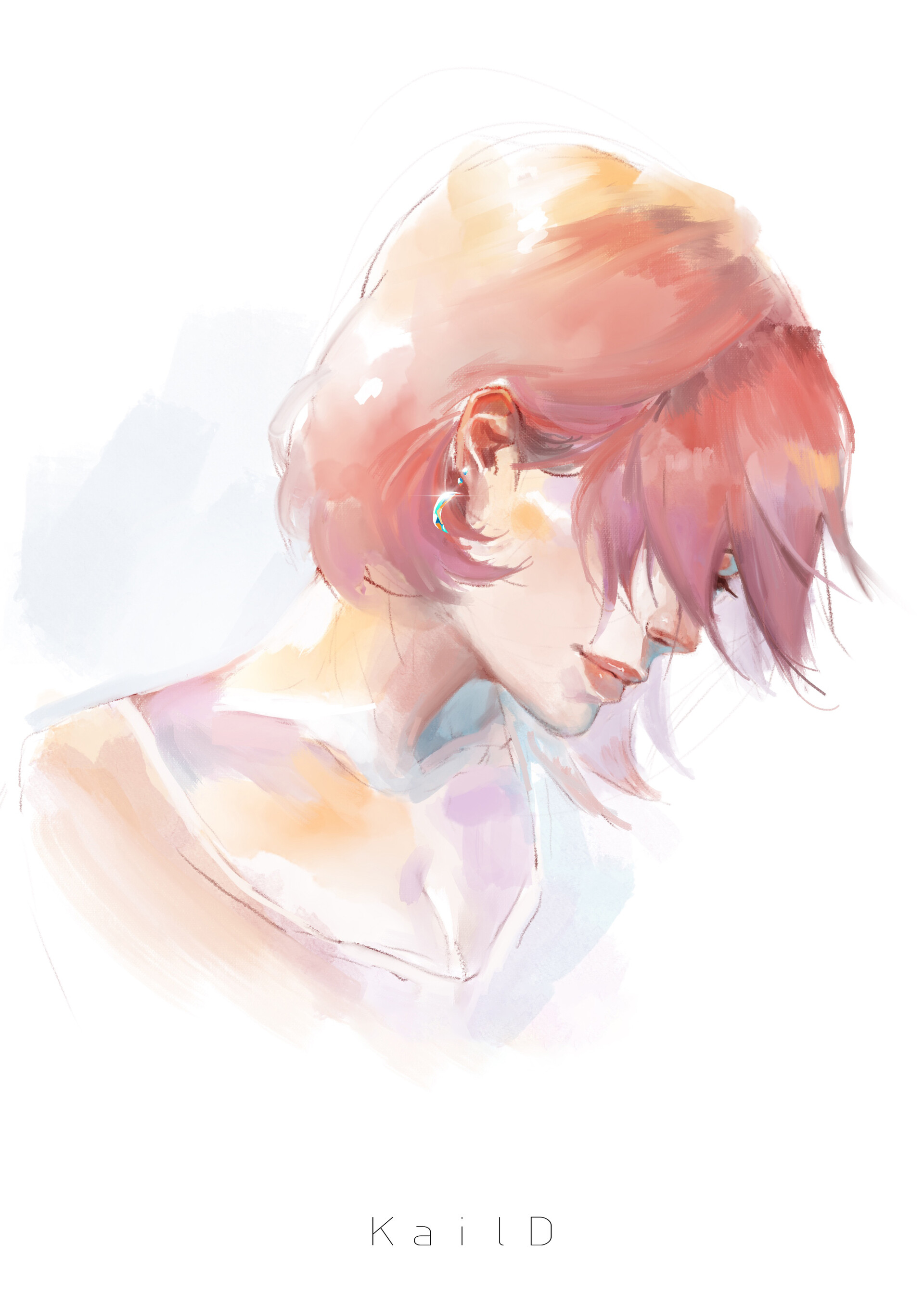 how to draw anime snow white with the red hair