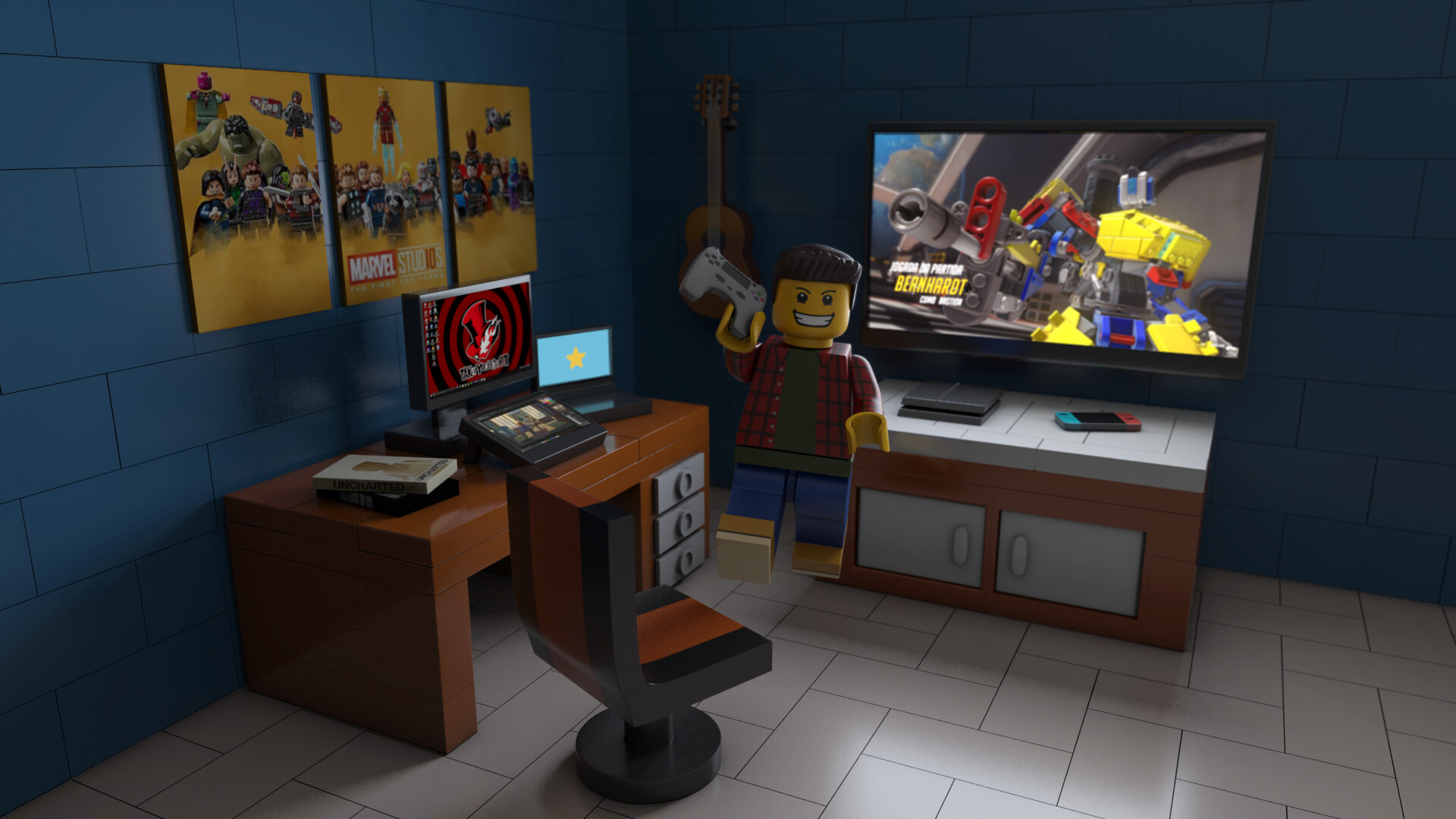 ArtStation - Lego Room
