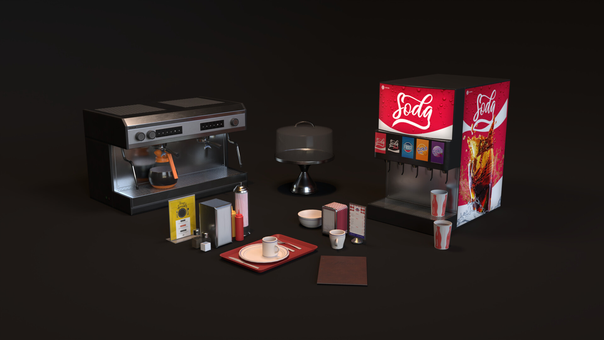 Ana Rocha - Small Diner Props
