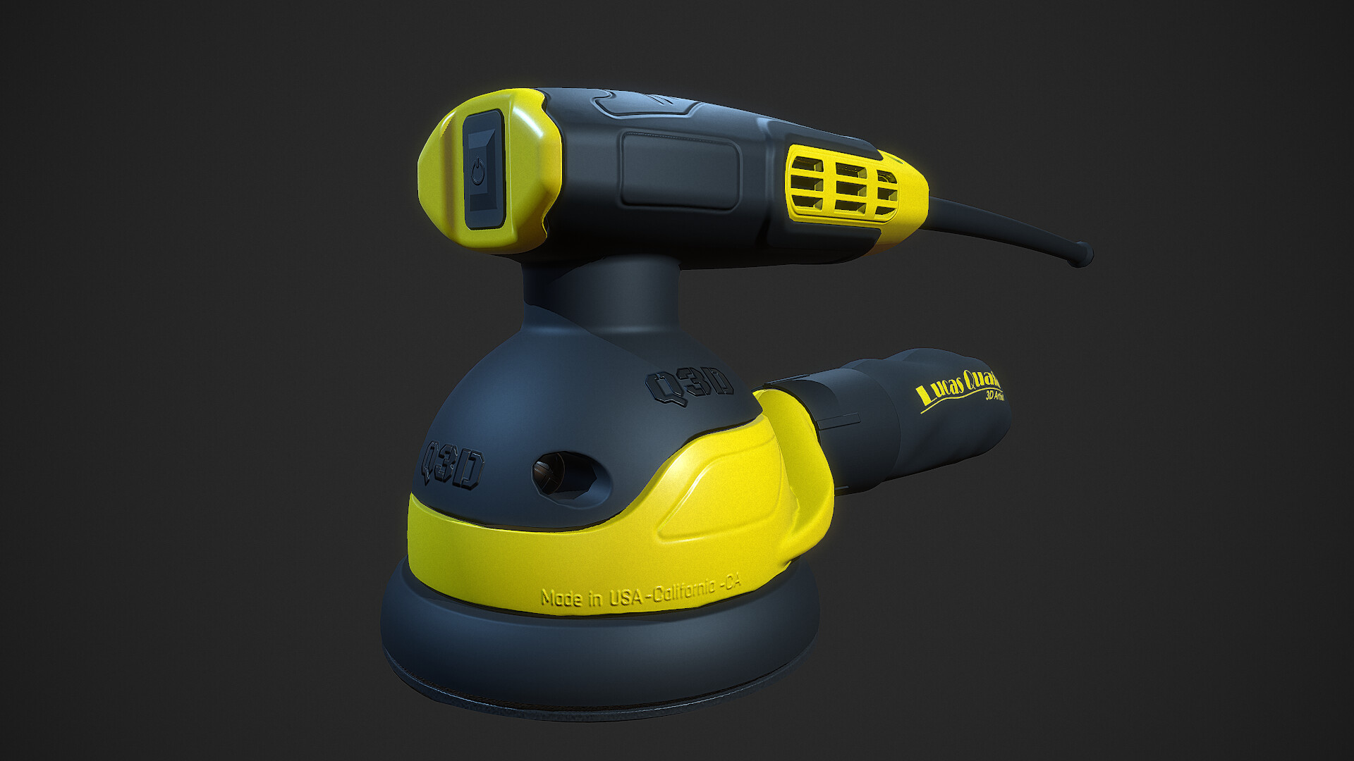 ArtStation - Orbital Sander- Game Assets - by Lucas Quaia