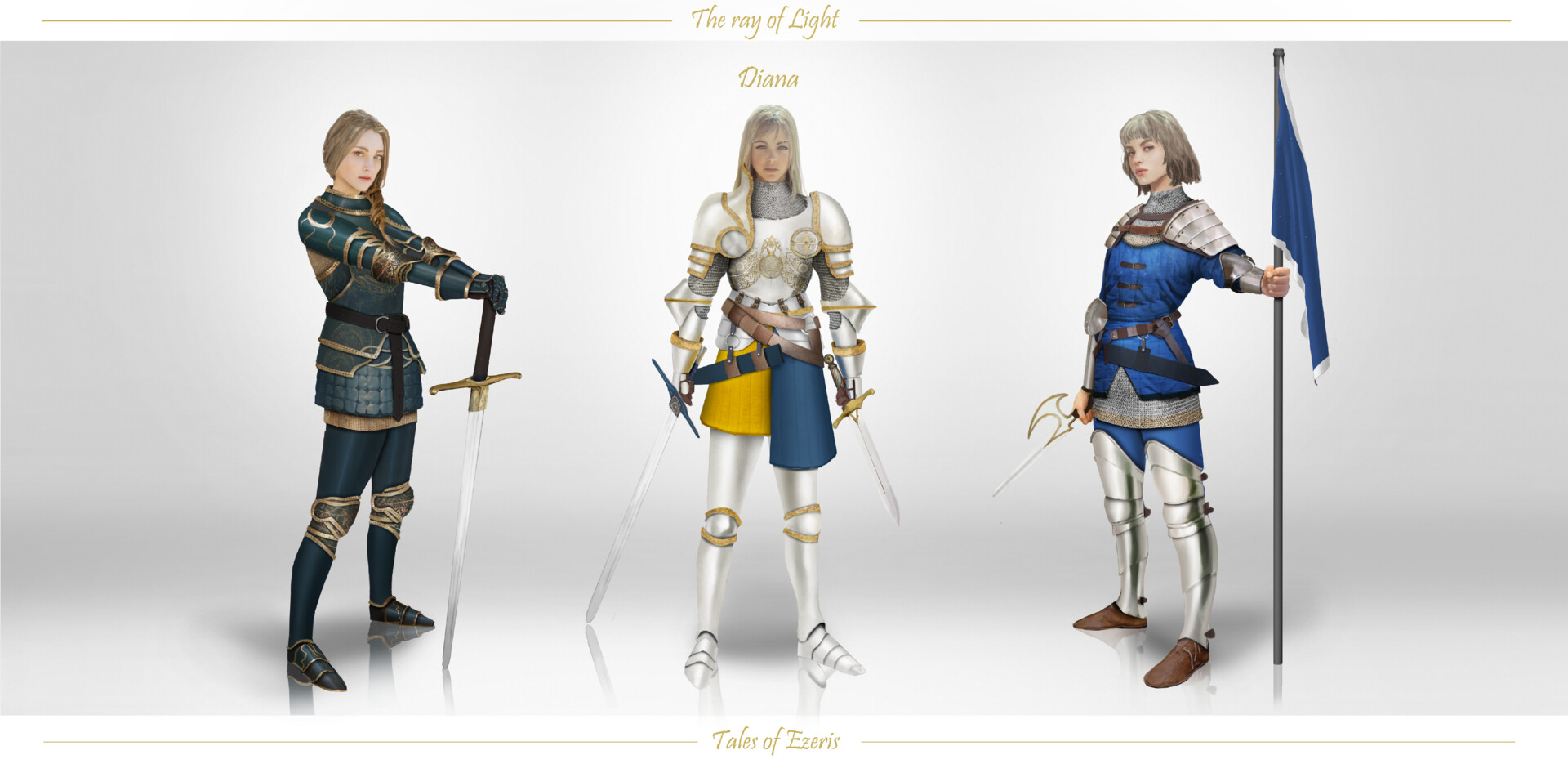 ArtStation - The Ezeris_Diana_ray of light