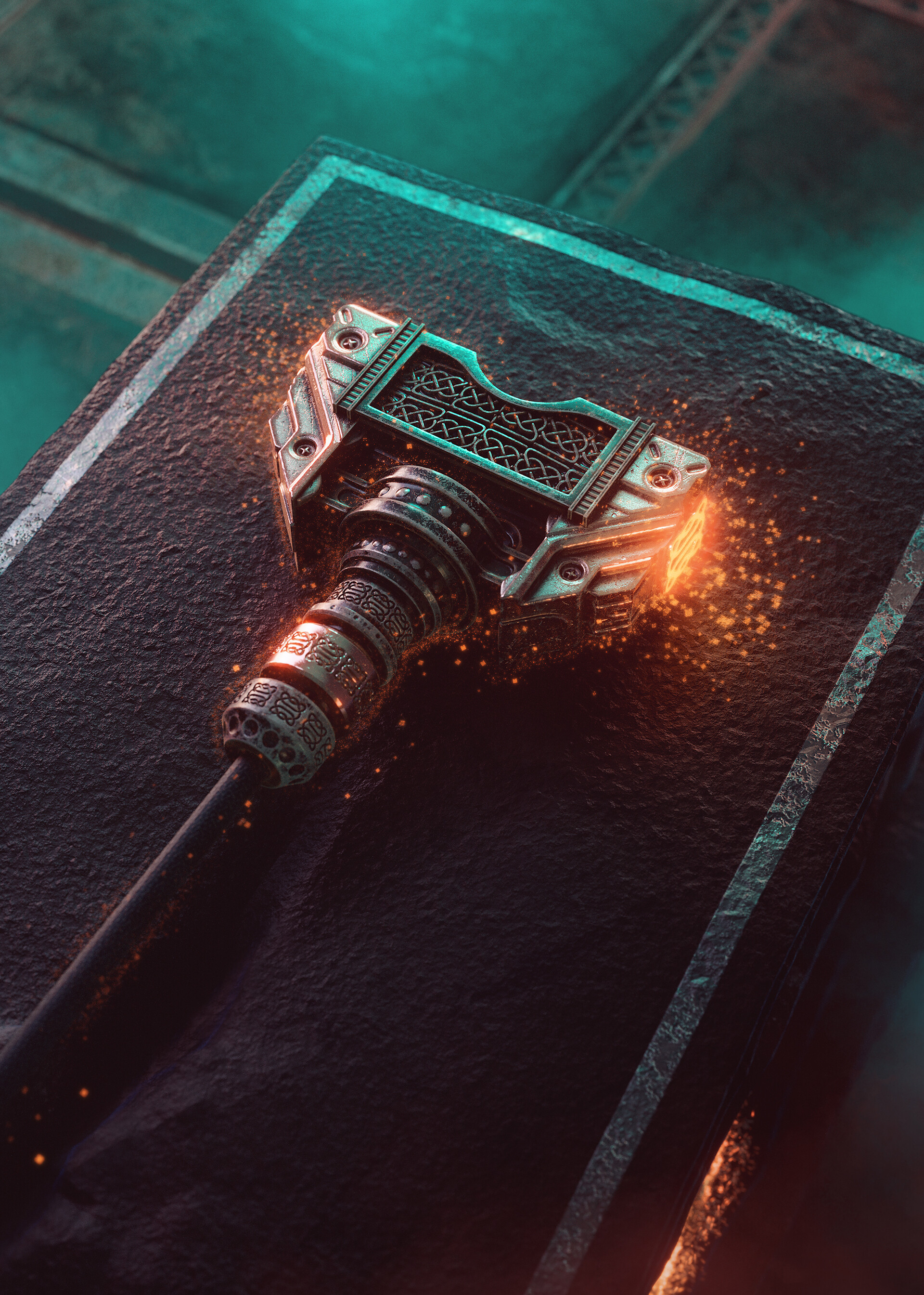 ArtStation - The Hammer of Destiny, detail