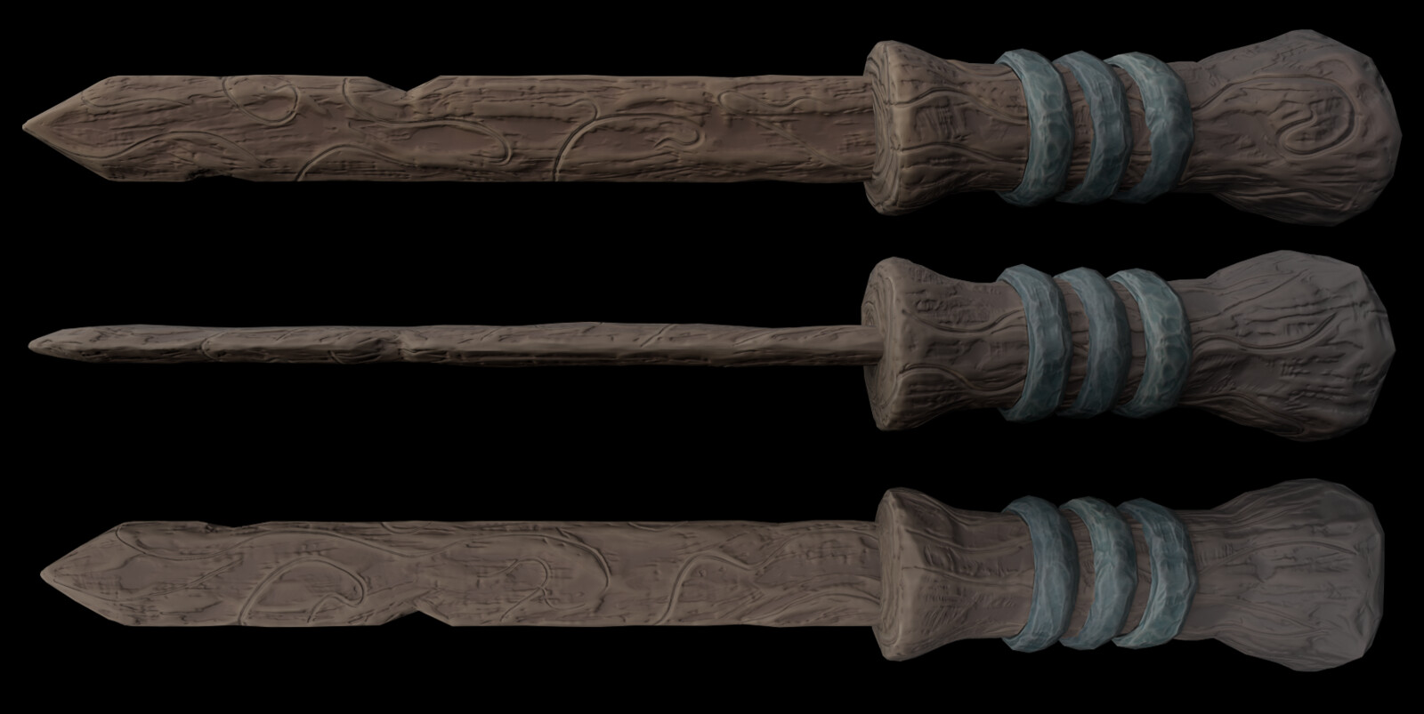 Matt Ciavarella - Stylized Wooden Short Sword