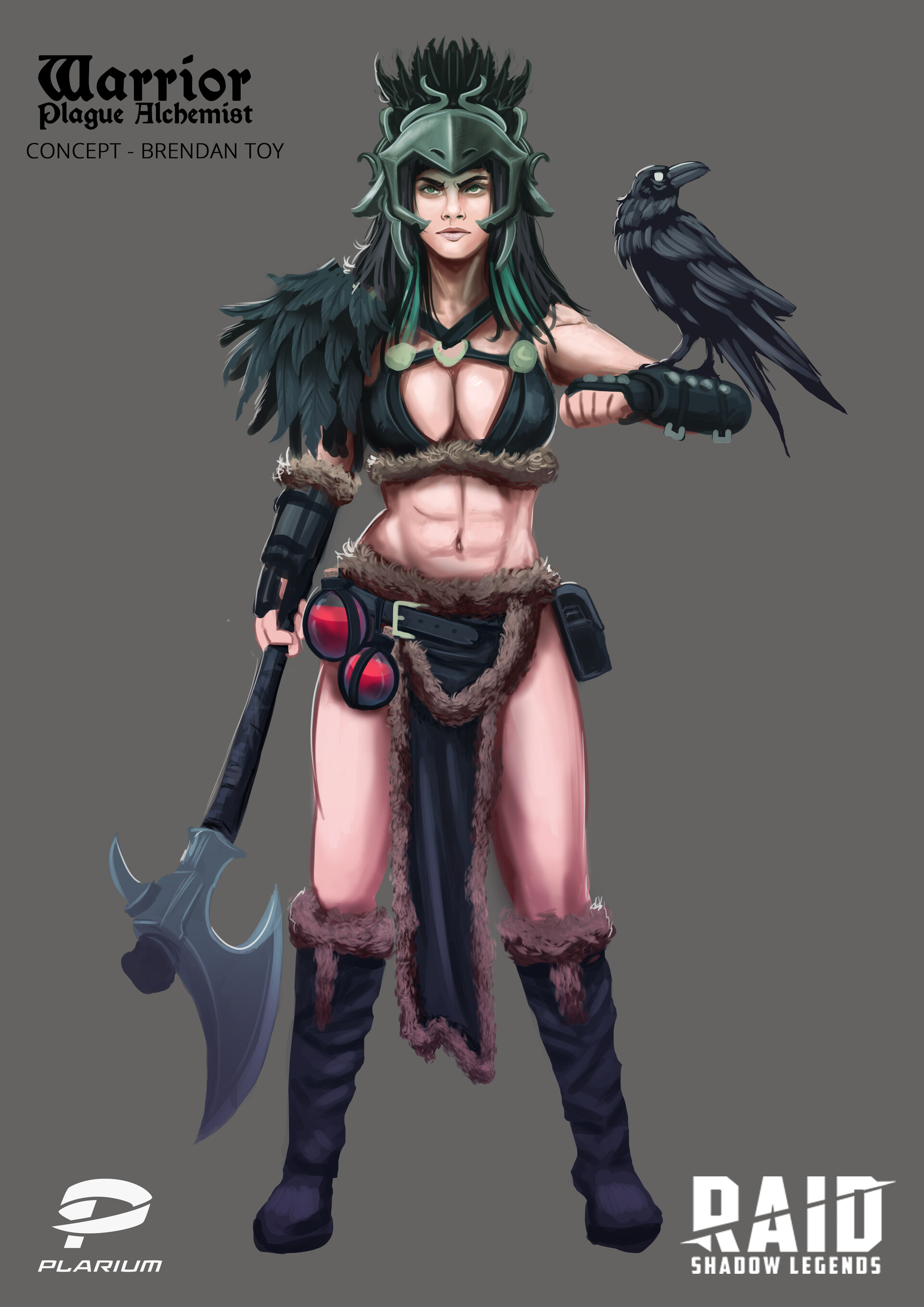 ArtStation - Warrior Plague Alchemist - Raid Shadow Legends (Fan Concept)