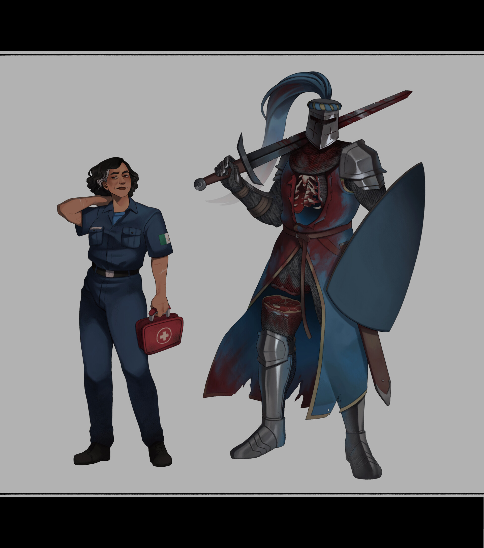 ArtStation - Firefighter & Knight [2022]