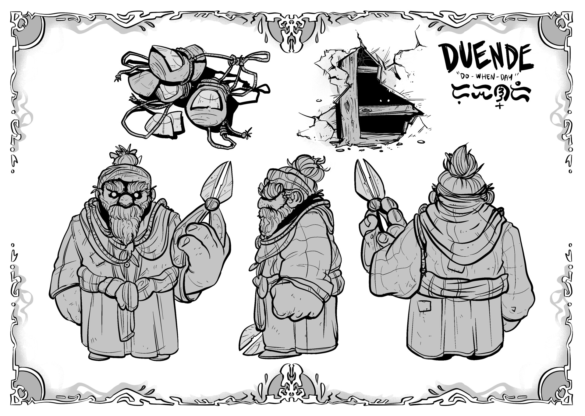 Emilio A. - Duende Character Design | Ang Pusong Sagrada (The Sacred Heart)