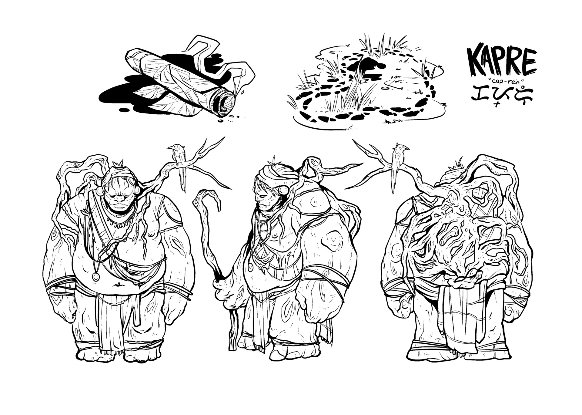 Emilio A. - Kapre Character Design | Ang Pusong Sagrada (The Sacred Heart)