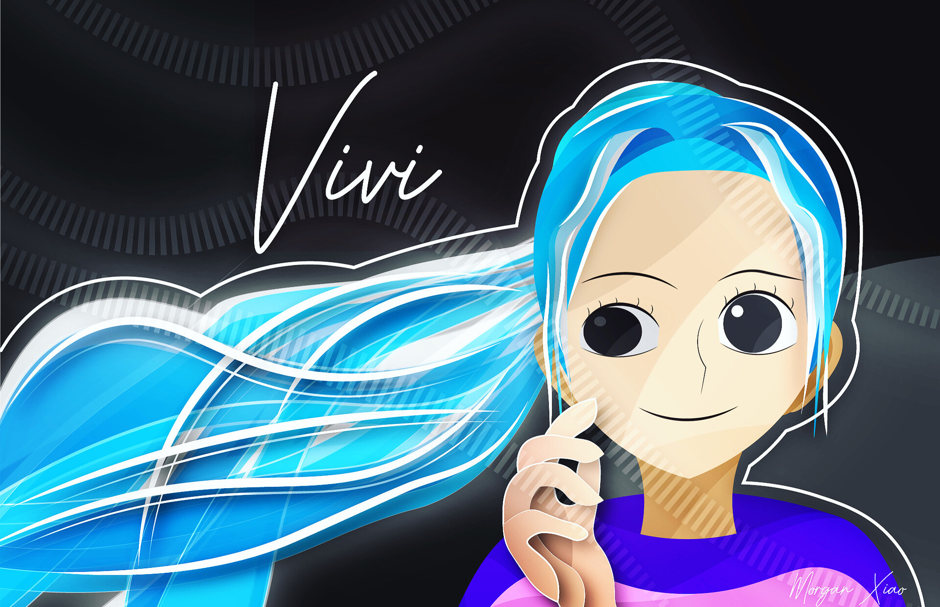 ArtStation - One Piece Vivi Illustration