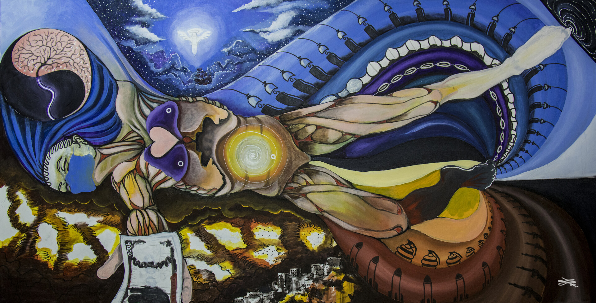 ArtStation - Subject FATE & DECISION acrylic on canvas SIZE 6ft X 3ft