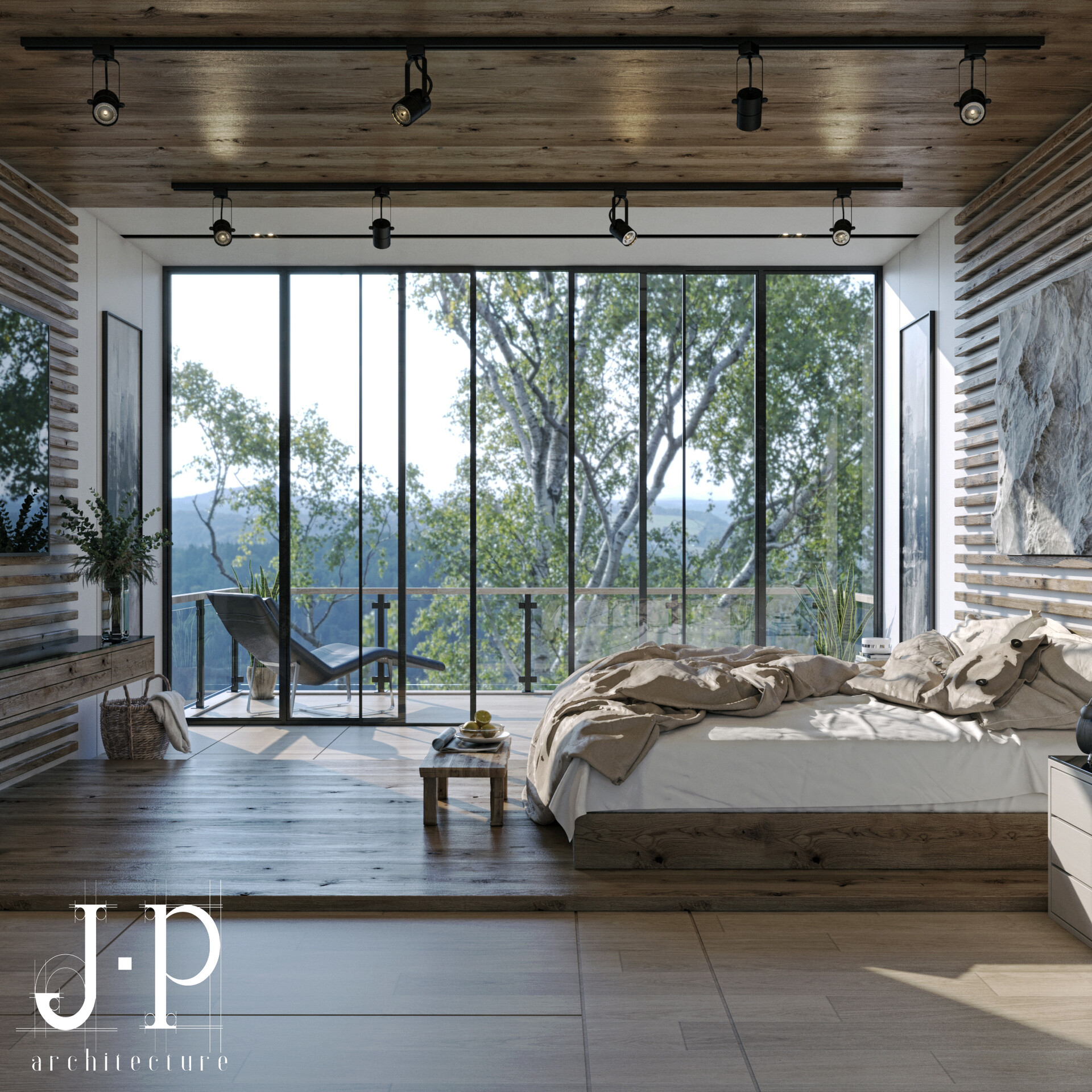 ArtStation - Mountainside Bedroom