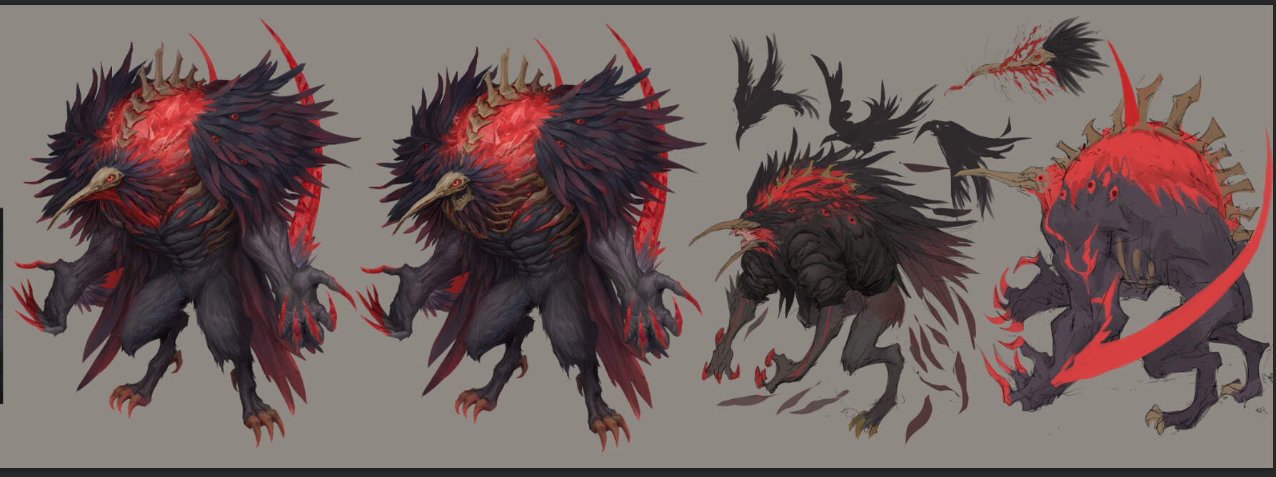ArtStation - Red Monster