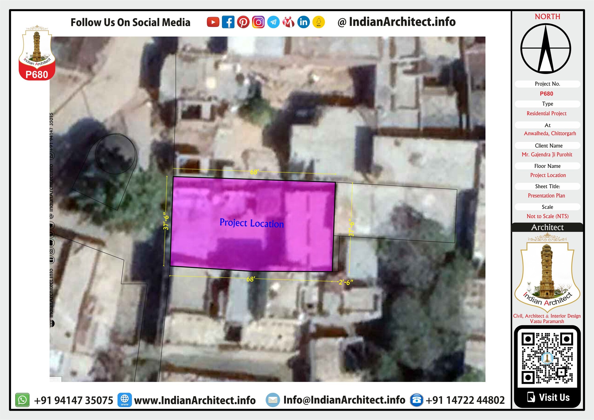 Indian Architect Info - P680 Mr. Gajendra Ji Purohit @ Anwalheda ...