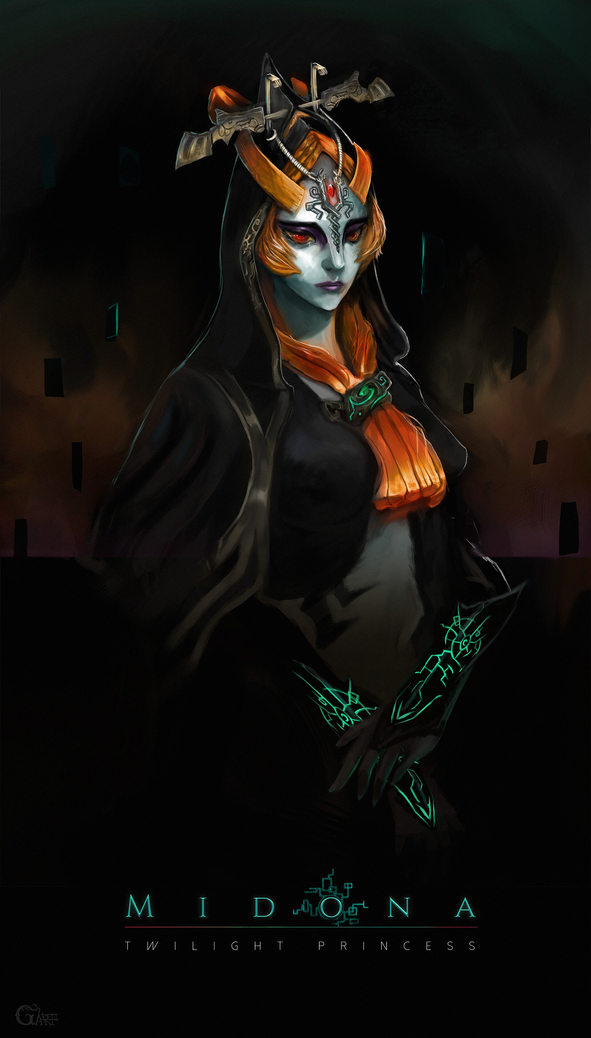 ArtStation - Midna, Twilight Princess