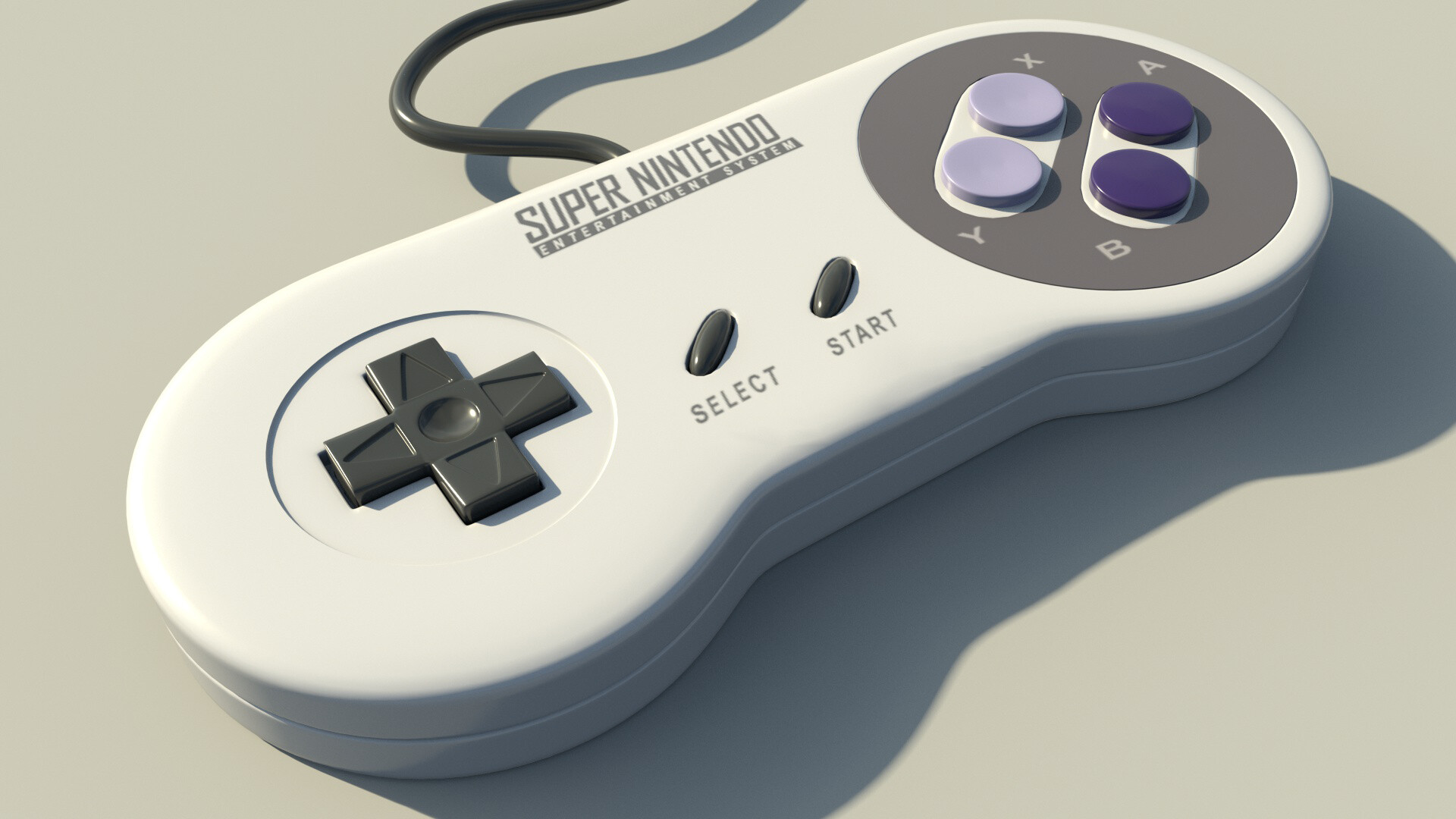 ArtStation - SNES Controller