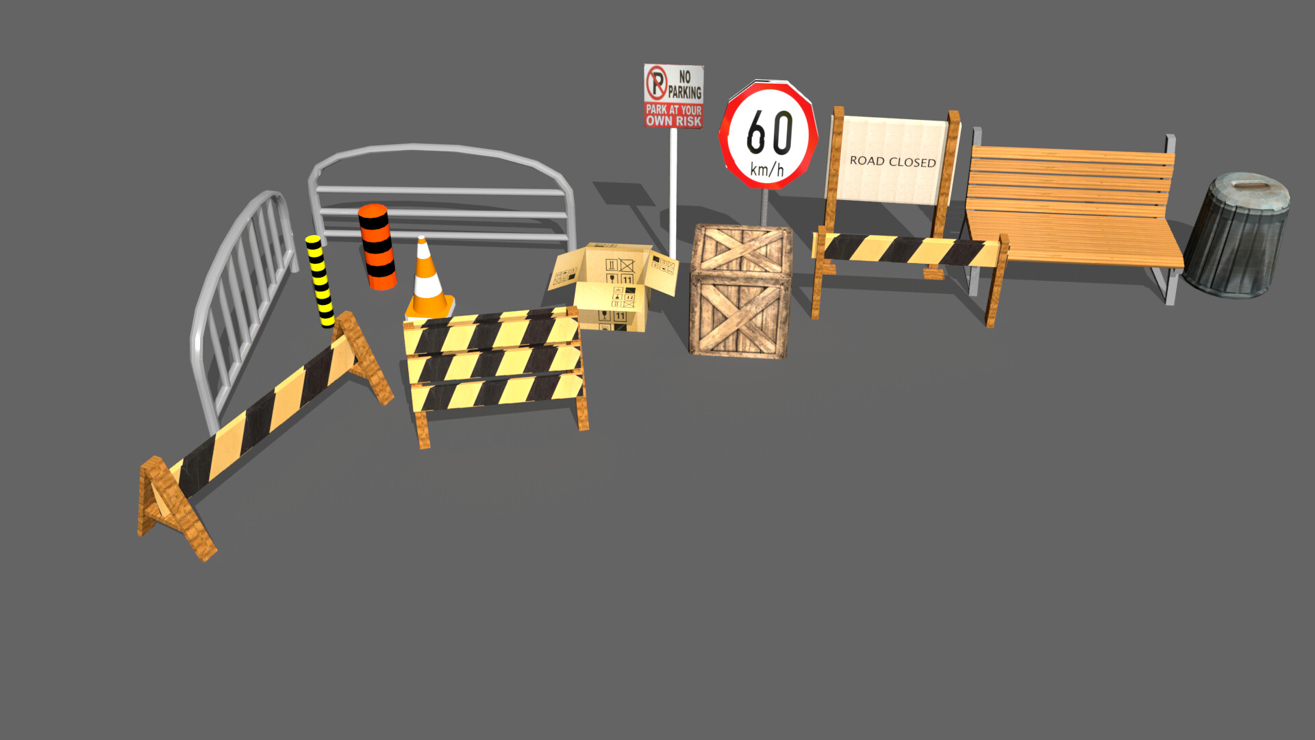 ArtStation - modeling traffic props in maya